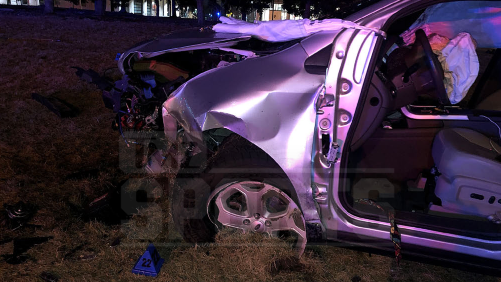 Demaryius Thomas -- The Gnarly Crash Scene