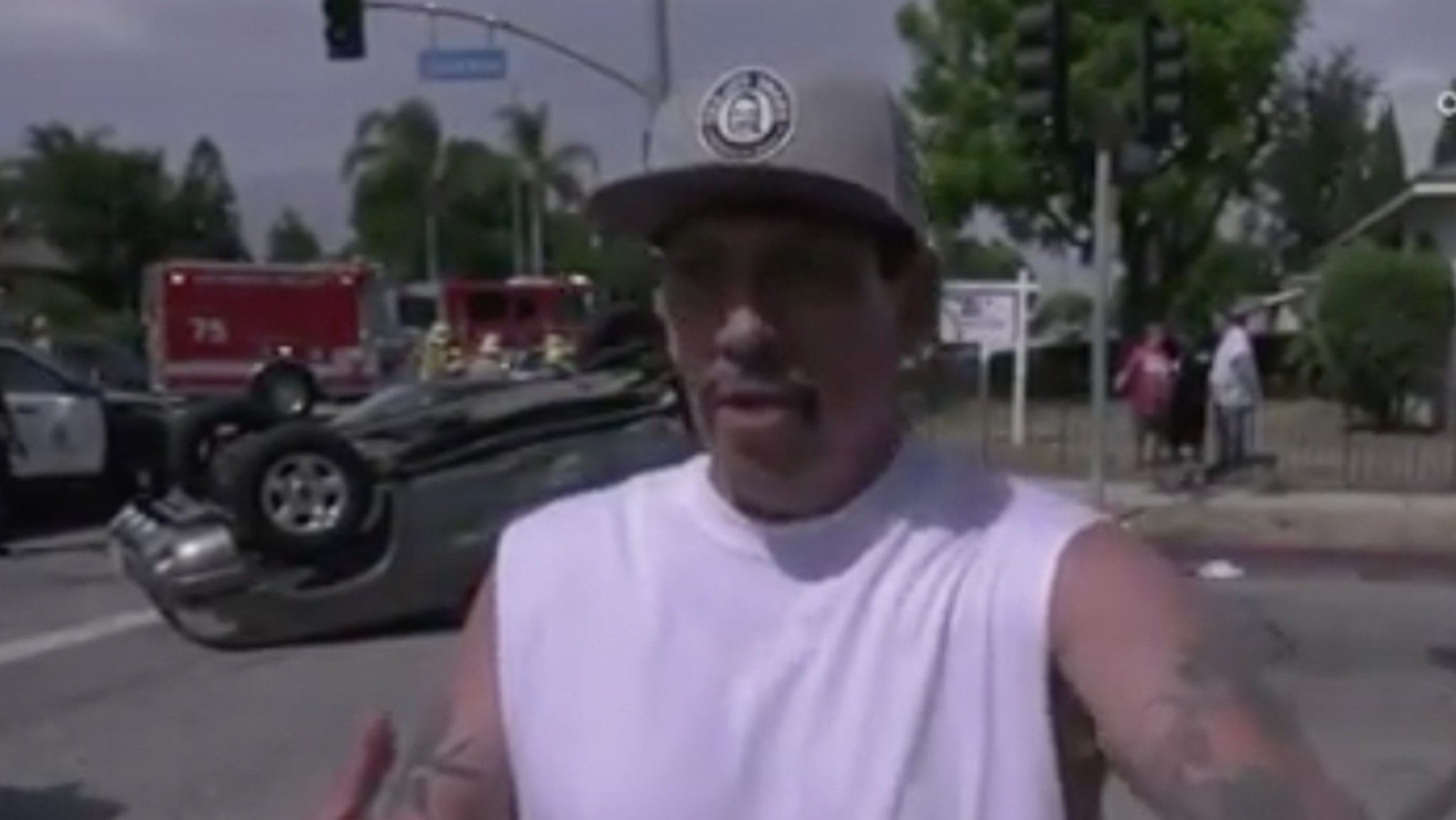 Danny Trejo Pulls Baby from Car Crash Wreckage
