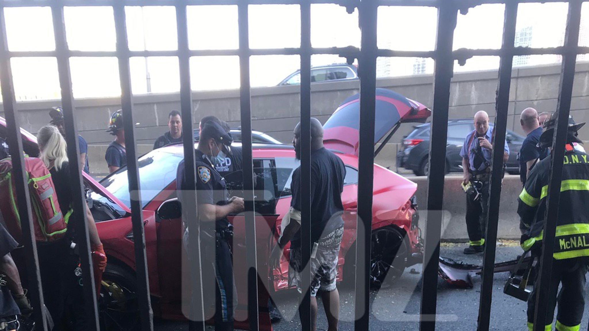 A$AP Bari -- Lamborghini Car Crash