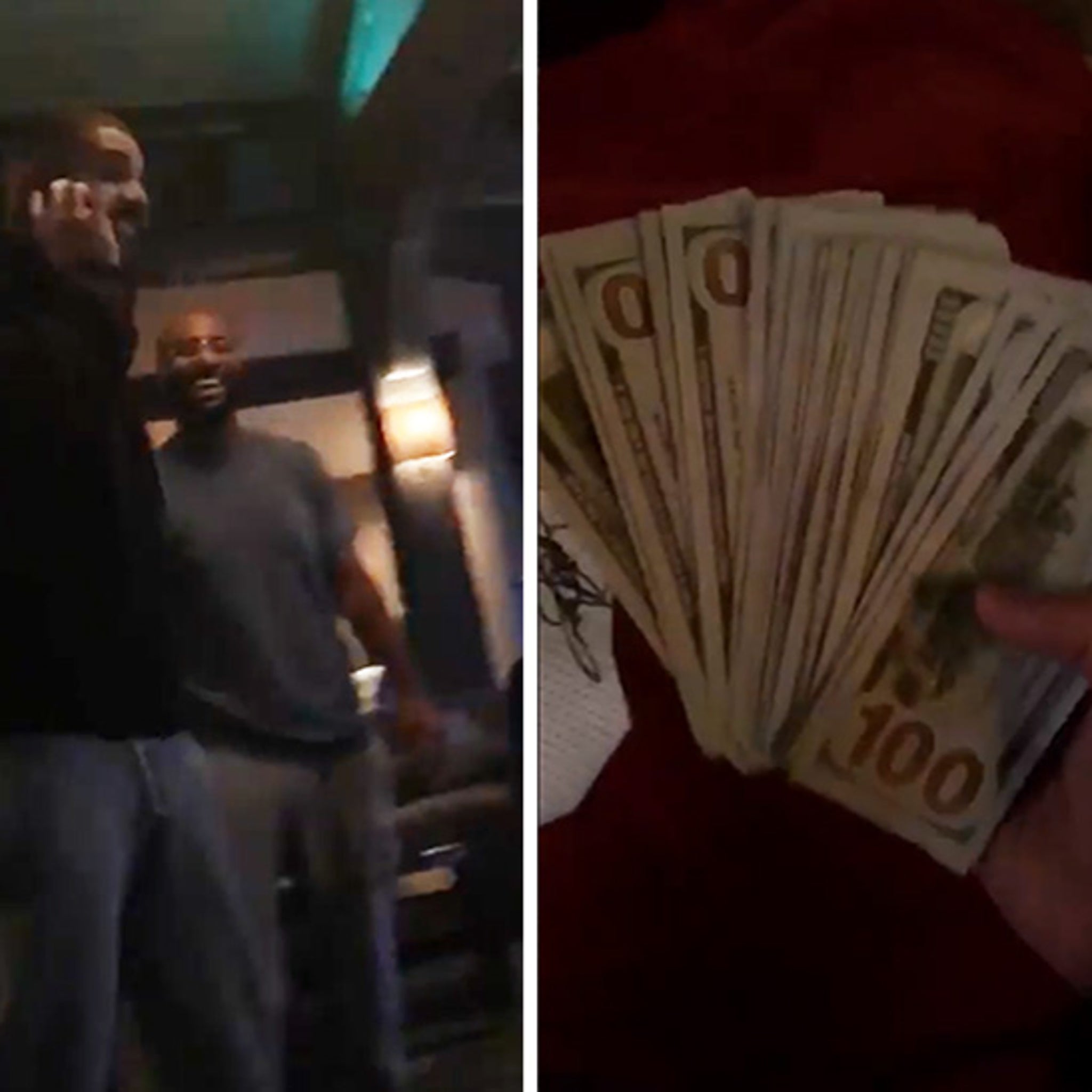 Drake Holding Money