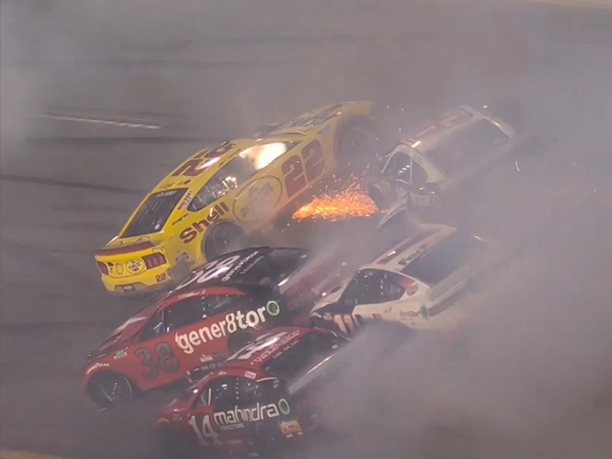 Daytona 500 Wreck