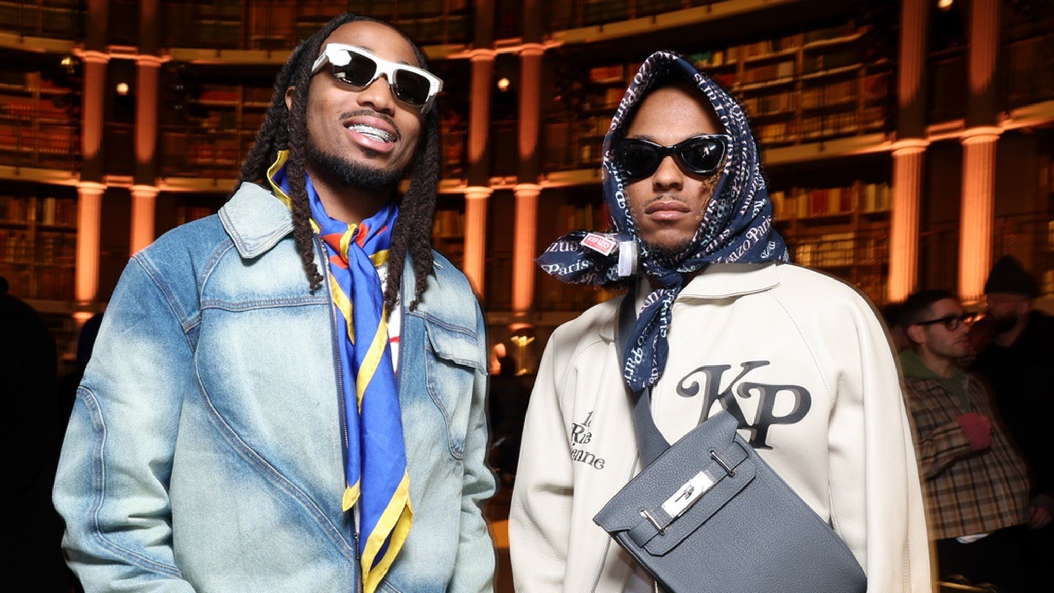 Rappers In Paris For Fashion Week
