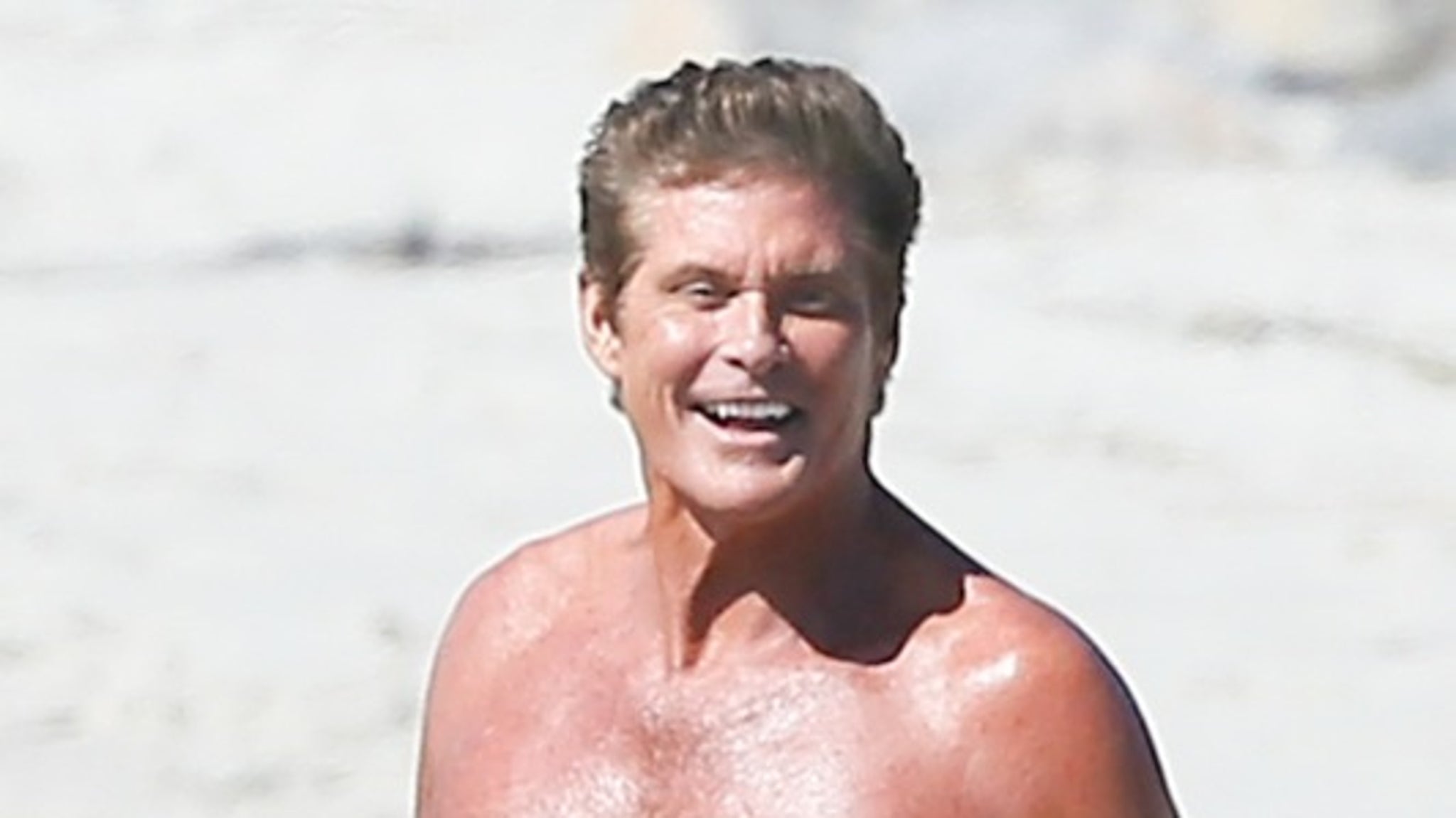 David Hasselhoff -- Back on the Beach for 'Baywatch'