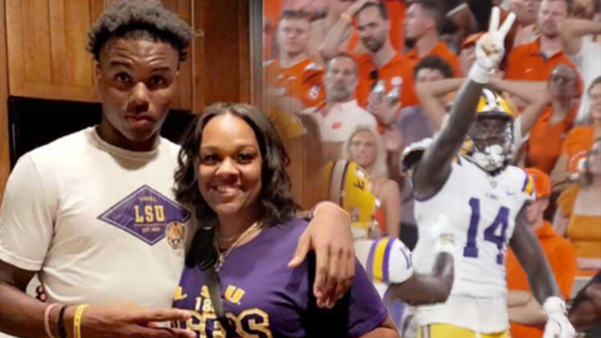 Kyren Lacy’s Mom Says She Cried Watching LSU, NFL Players Honor Late Son