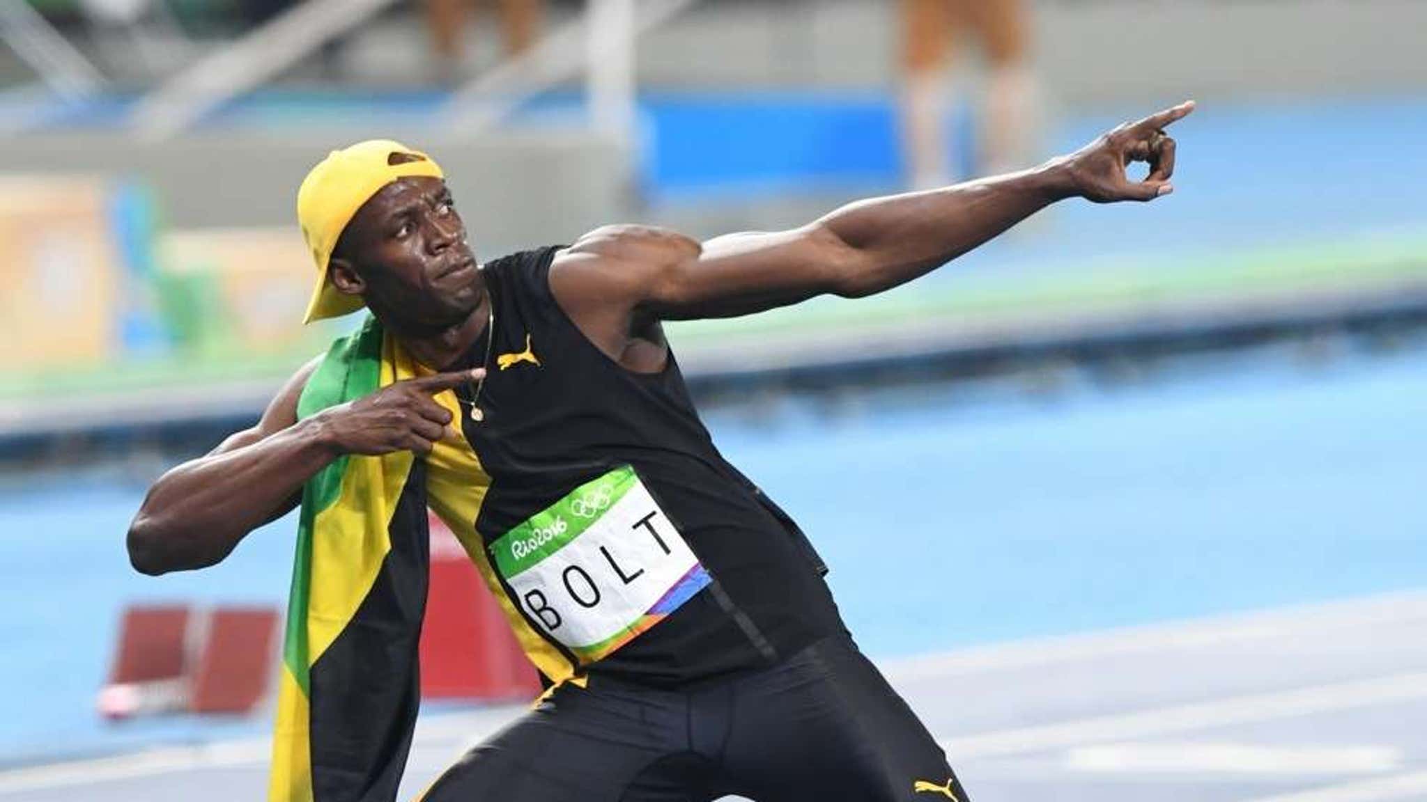 Usain Bolt's Signature Pose