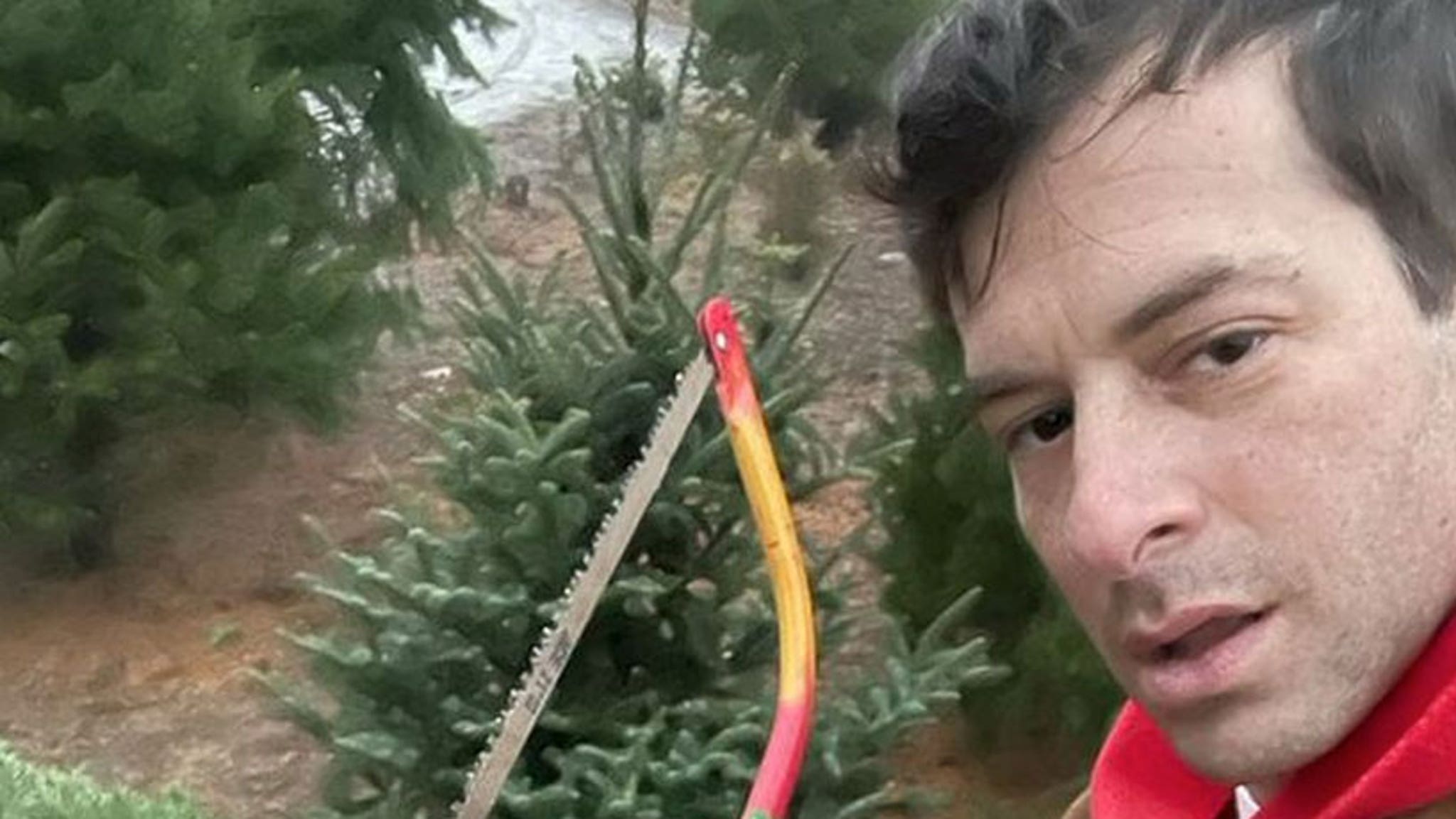 Celebs At The Christmas Tree Farm 2021