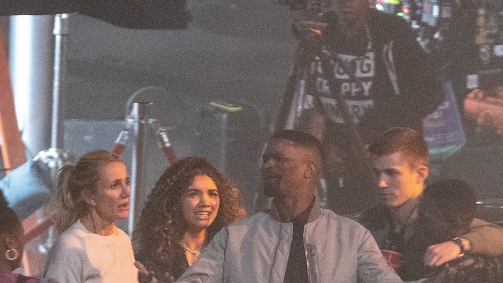 Jamie Foxx's Double Takes His Place On Set