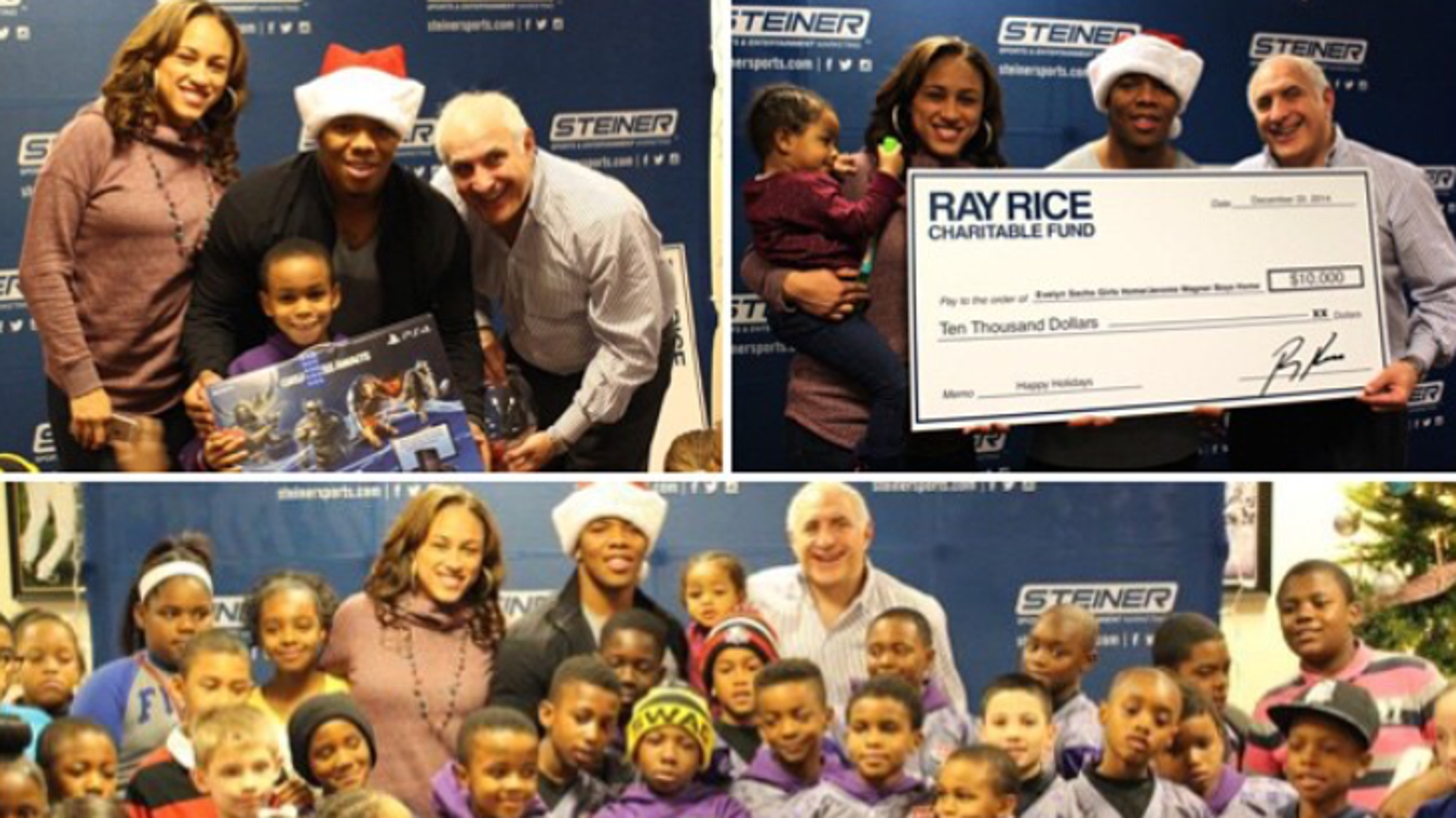 Ray Janay Rice Family Gives Back