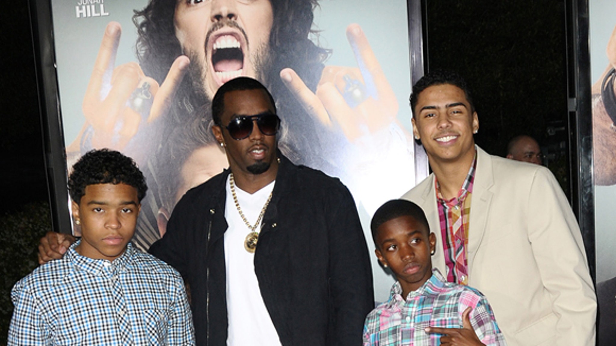 Diddy & Justin -- The Father Son Photos