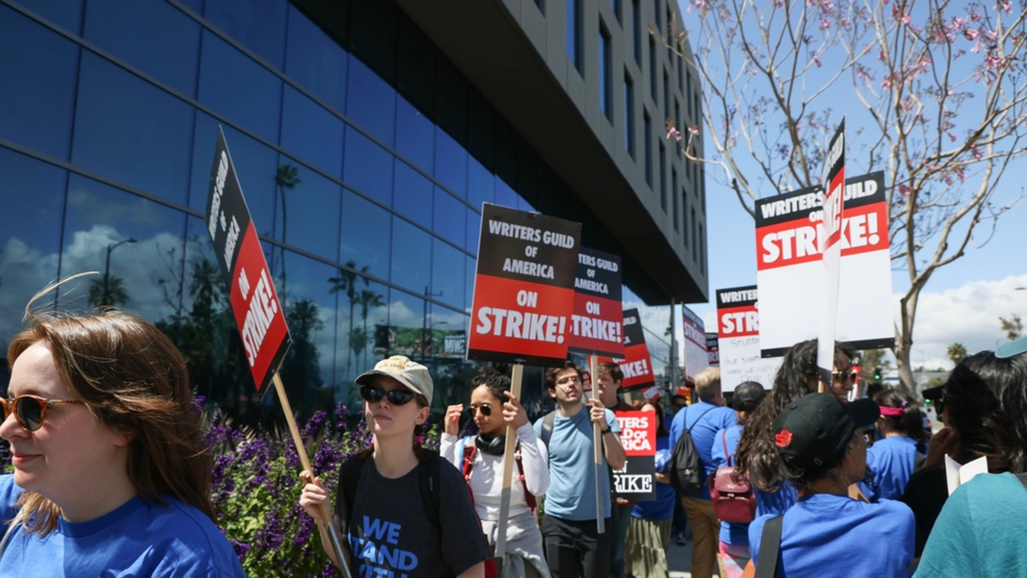 WGA Strike Picket Lines