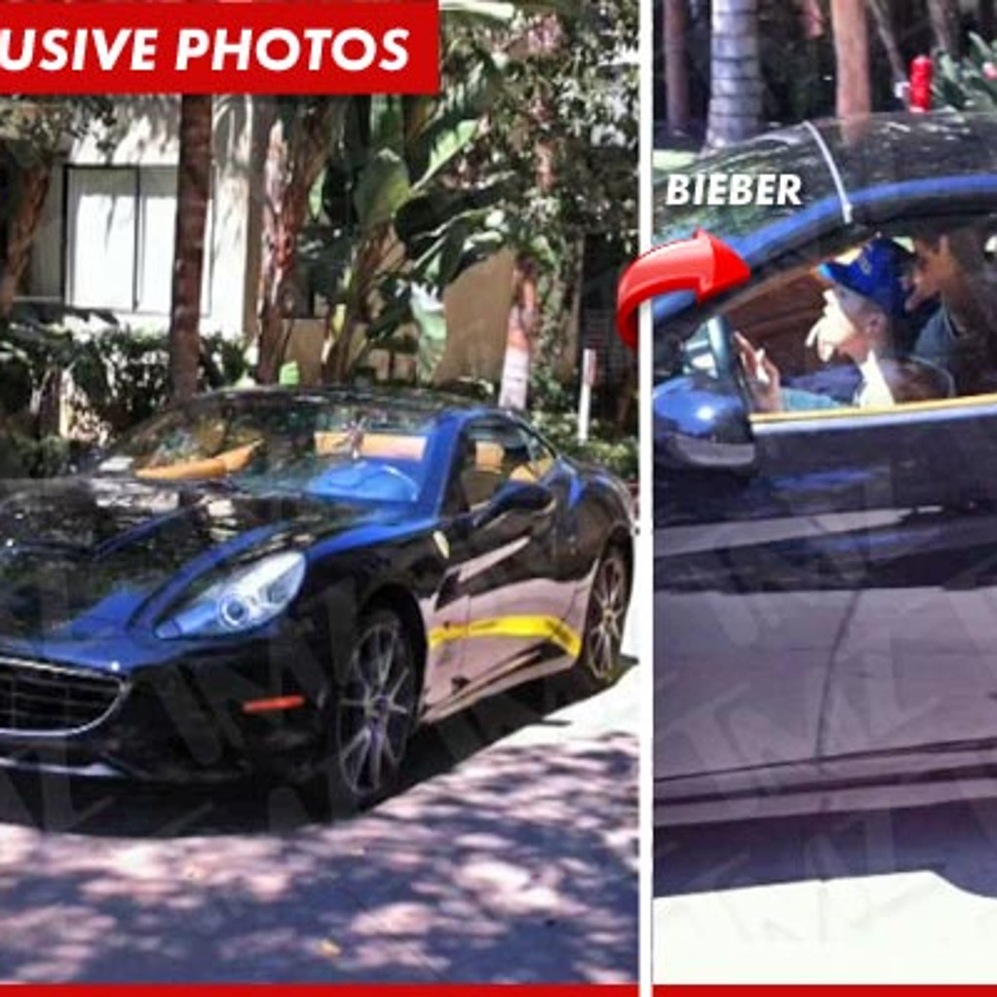 Justin Bieber Ferrari F430 Crash
