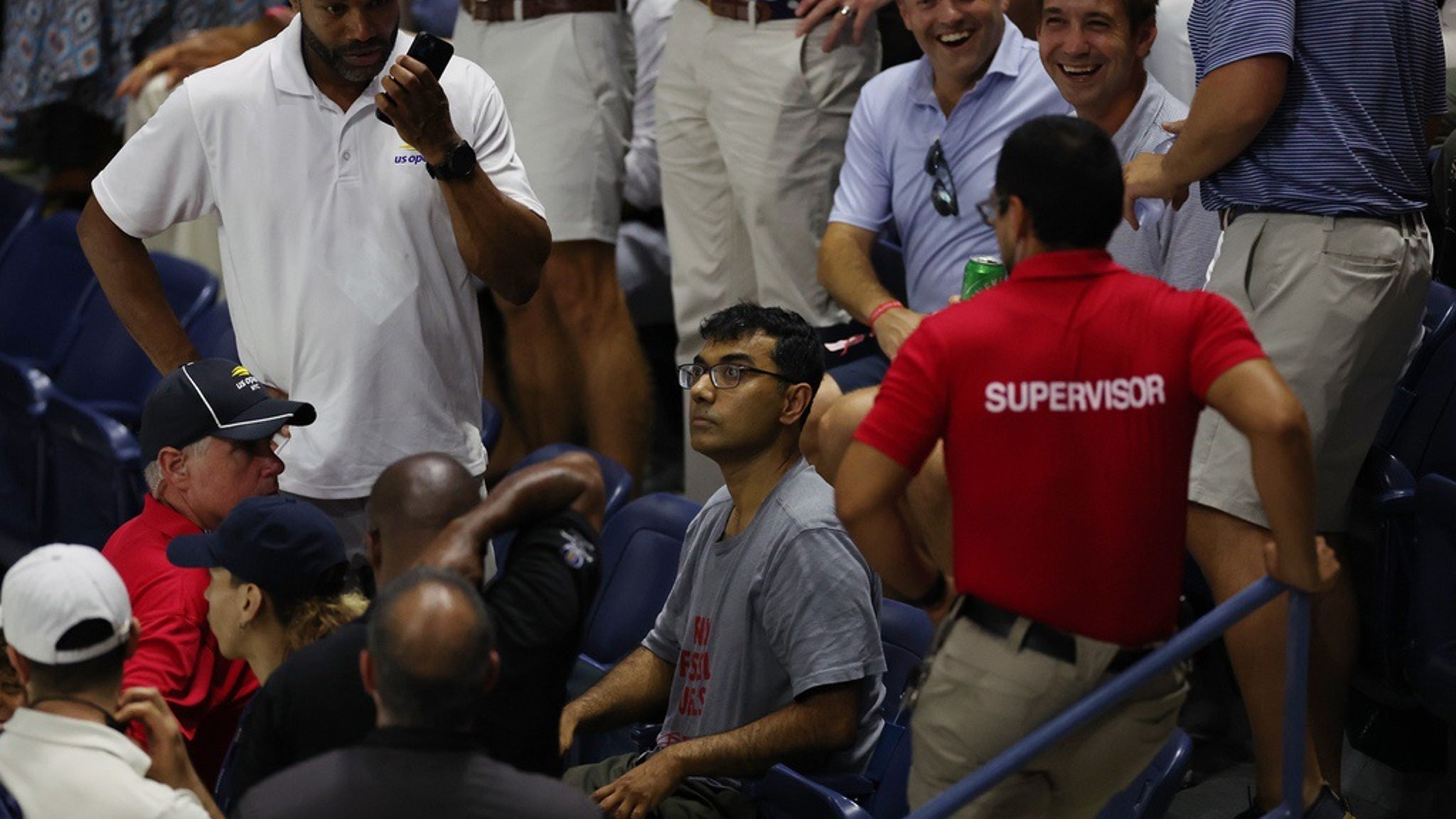 A Protester Disrupts US Open Women's Singles Semifinal