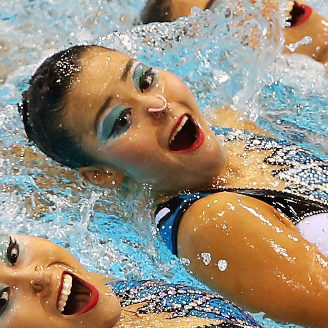Olympic Synchronized Swimming Faces