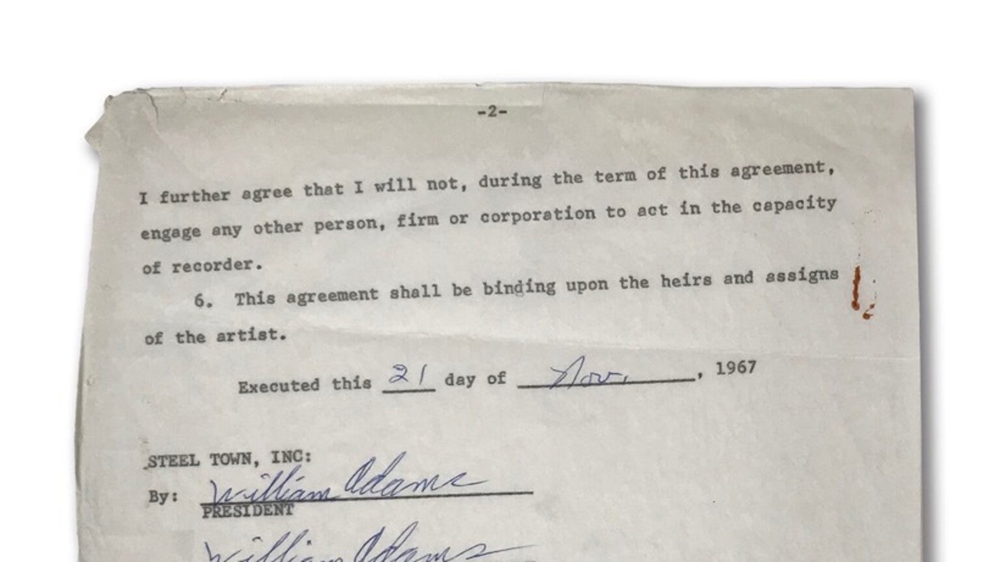The Jackson 5's First Contract