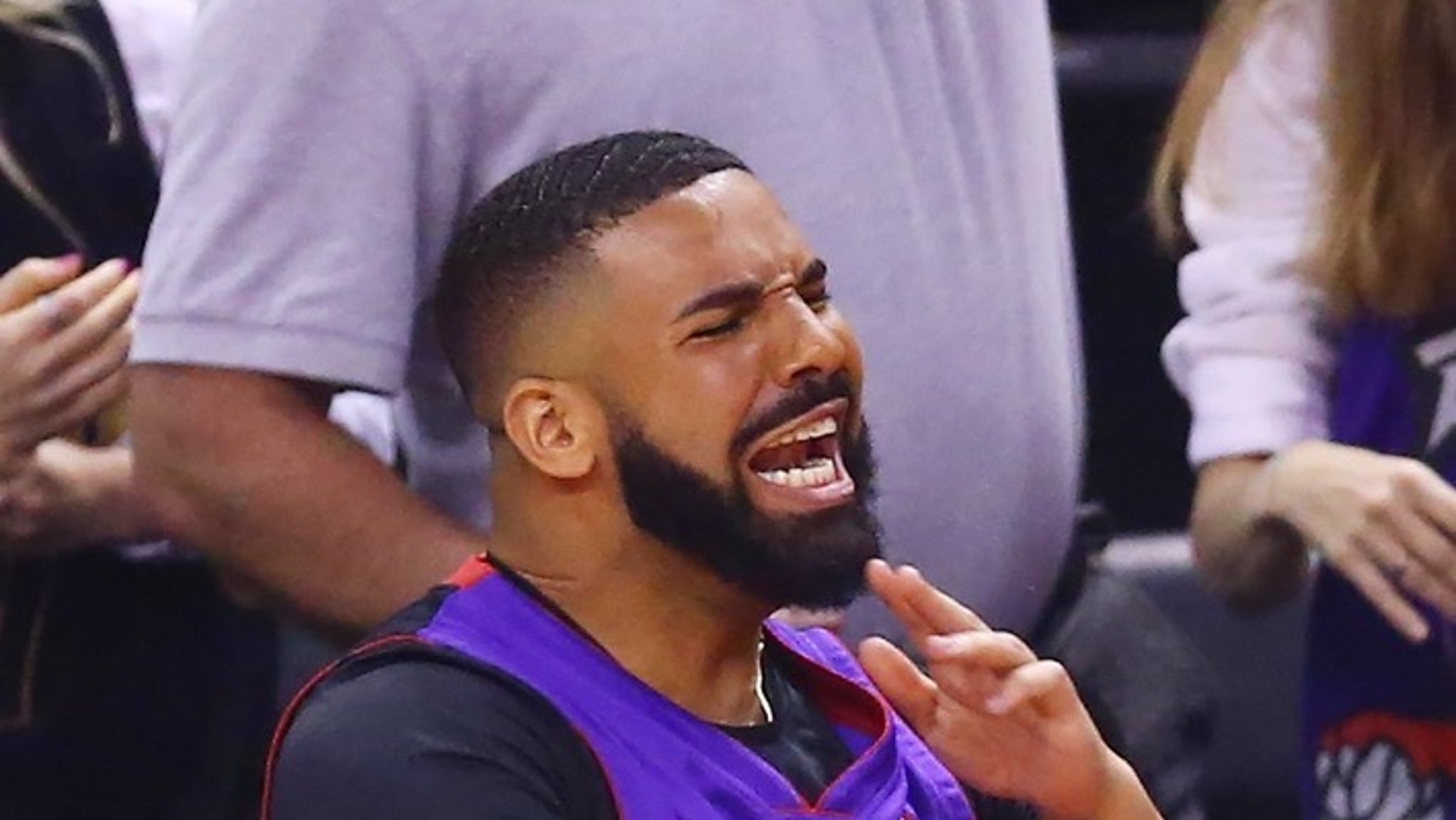 Drake's Courtside Antics During the NBA Finals