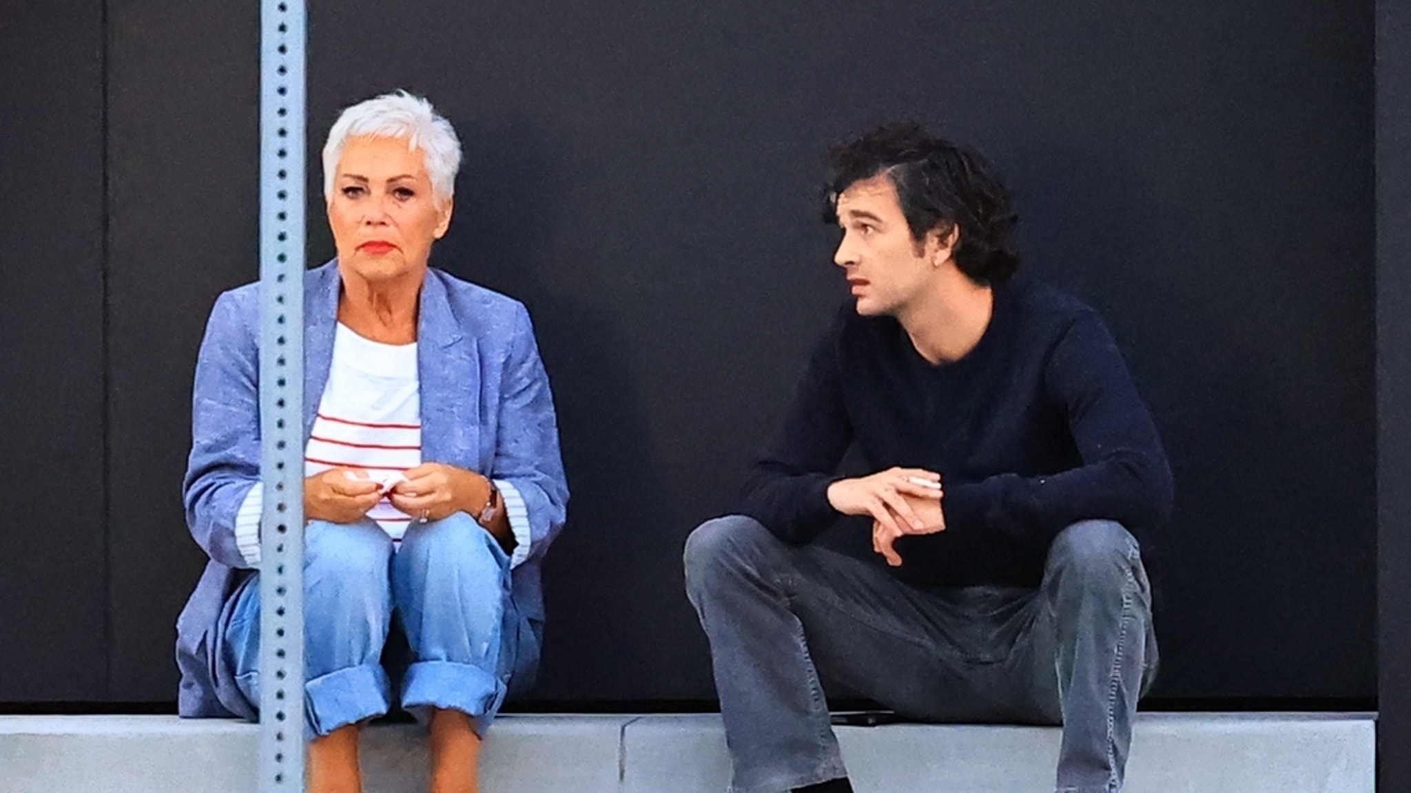Matty Healy Comforts His Crying Mother Outside Restaurant