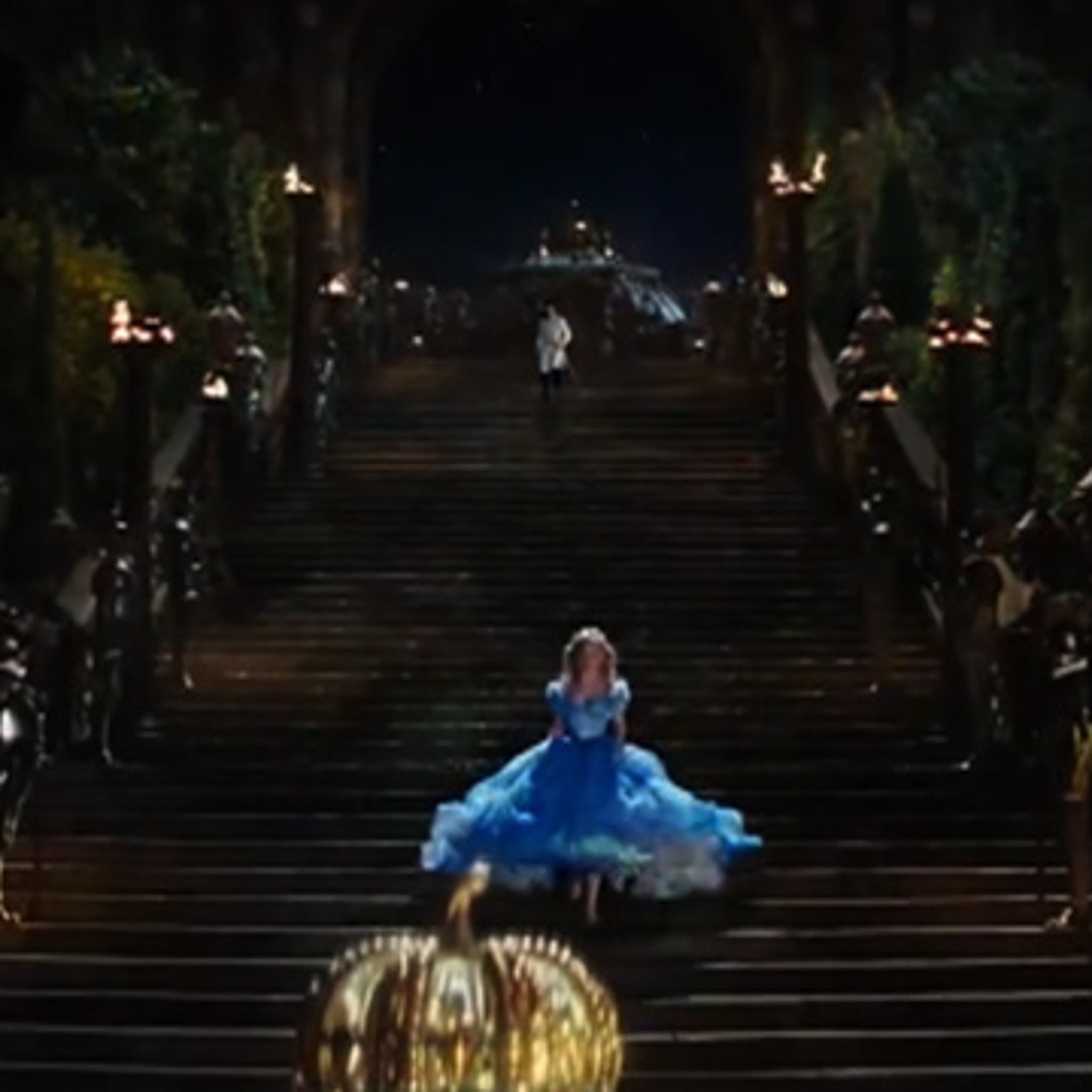 Cinderella Running Down Stairs