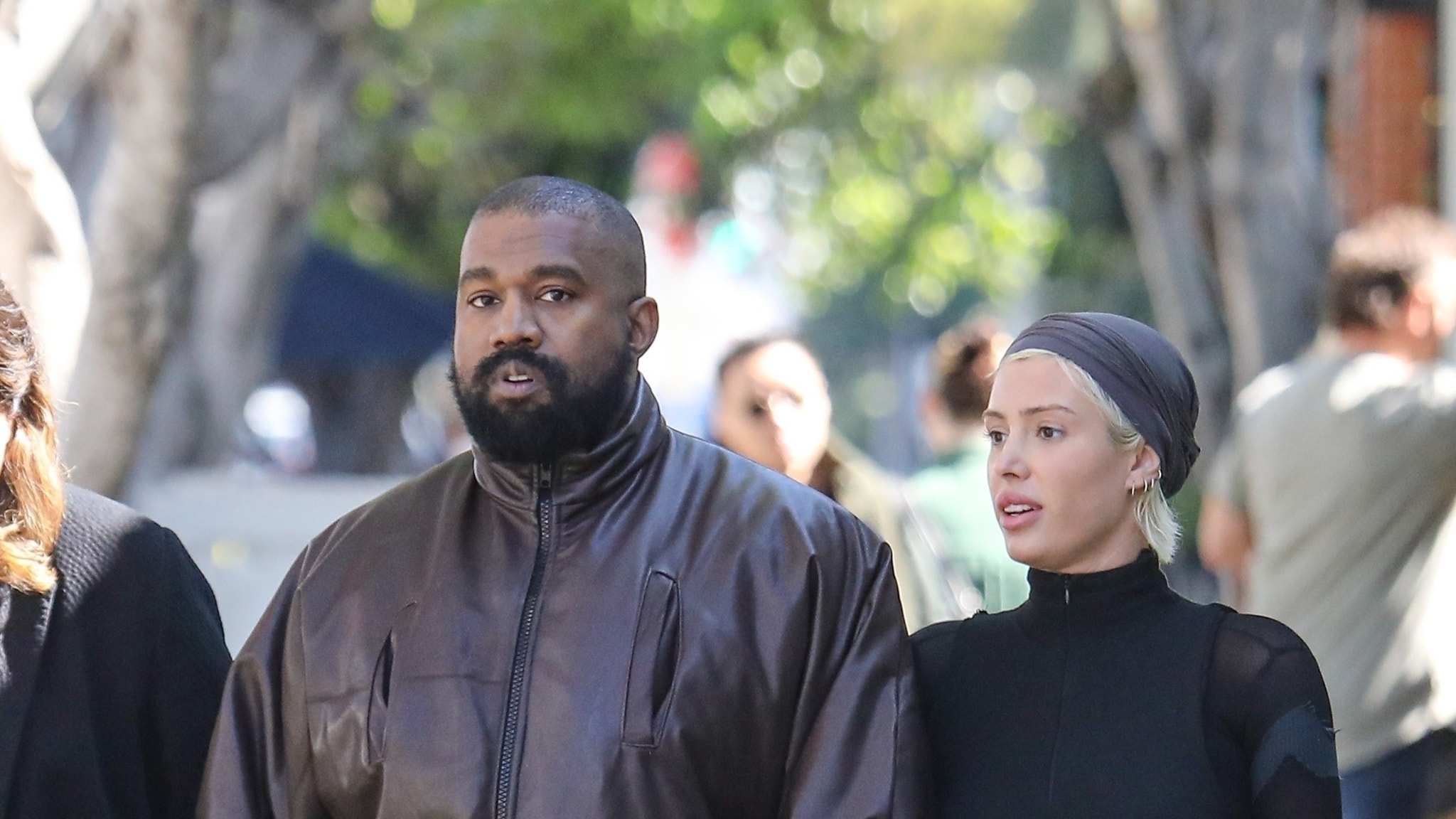 Kanye West And Wife Bianca Censori Shopping With Fashion Designer