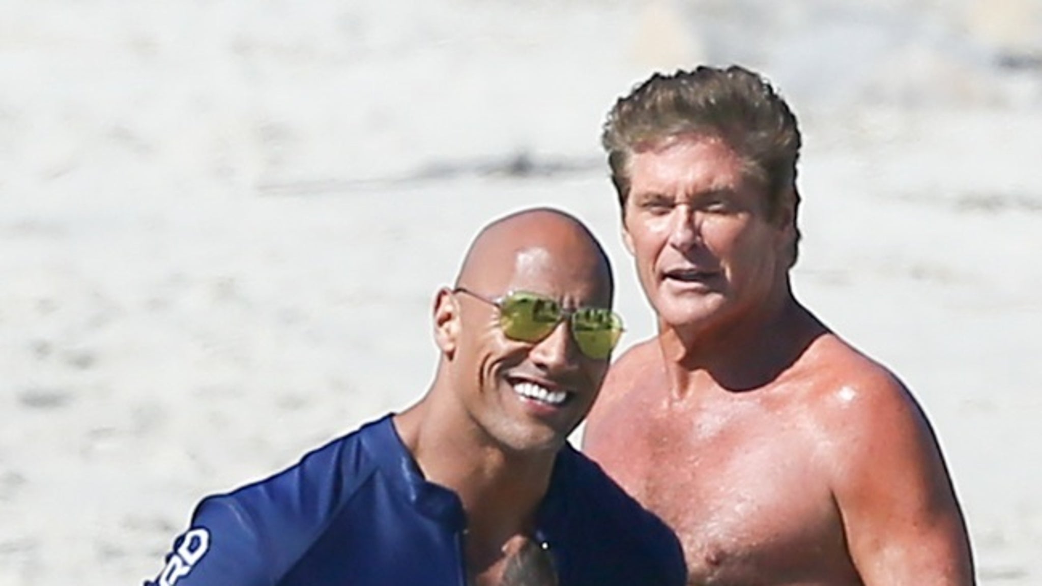 David Hasselhoff -- Back on the Beach for 'Baywatch'
