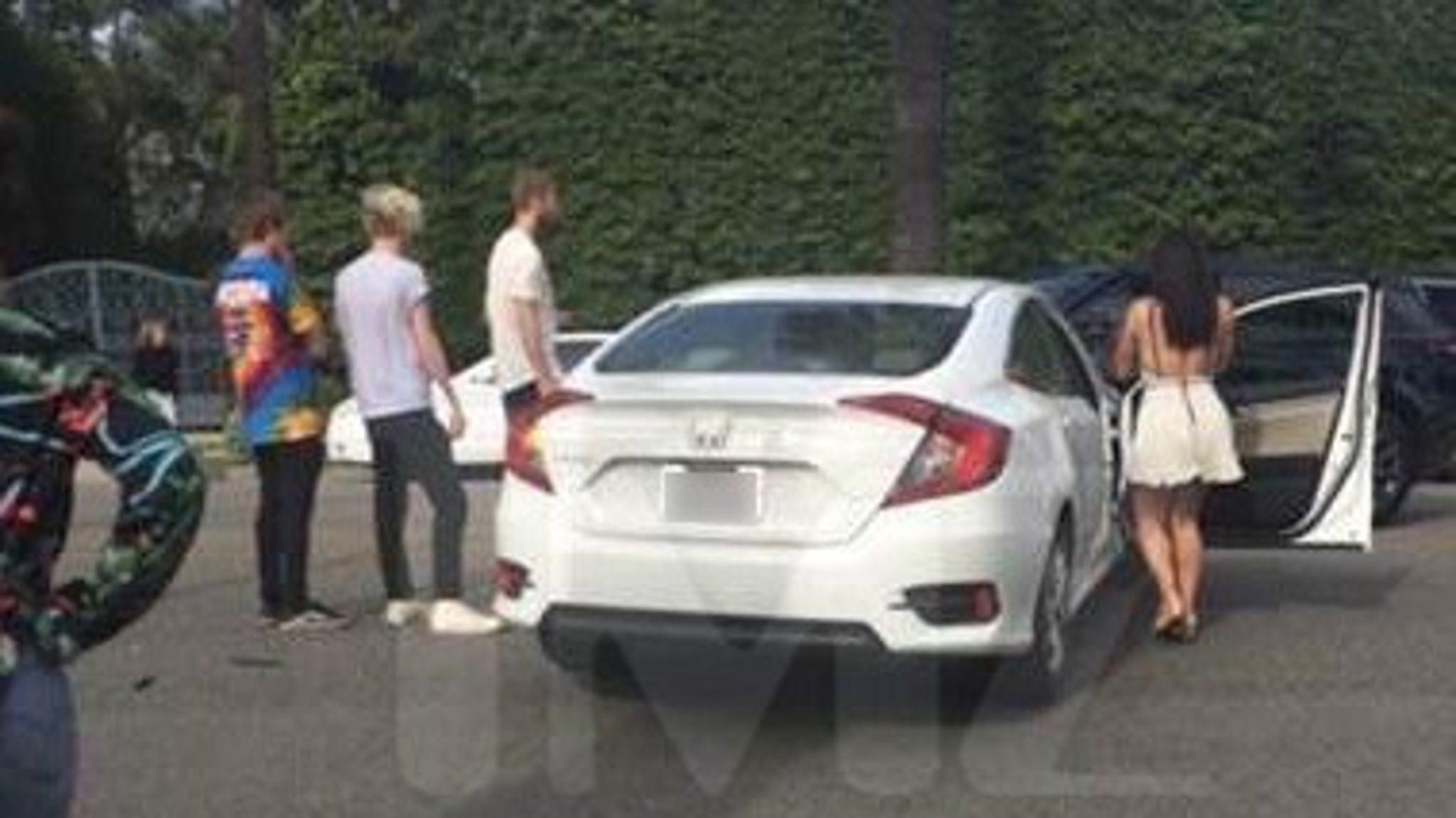 Calvin Harris Car Crash Photos