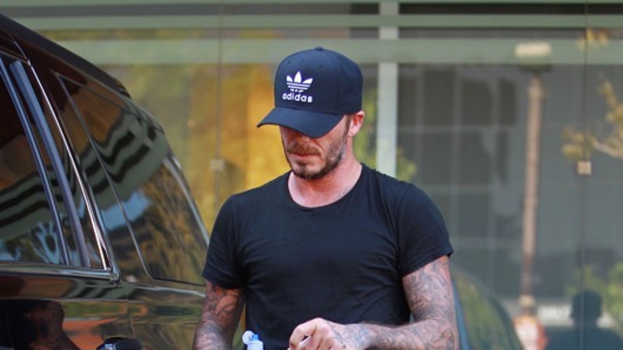 Sweaty Shots of David Beckham