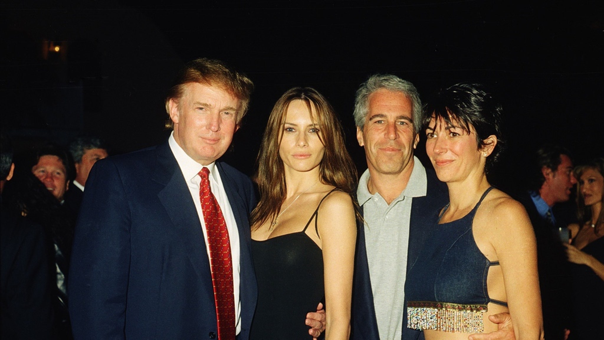 Jeffrey Epstein And Ghislaine With Famous Friends