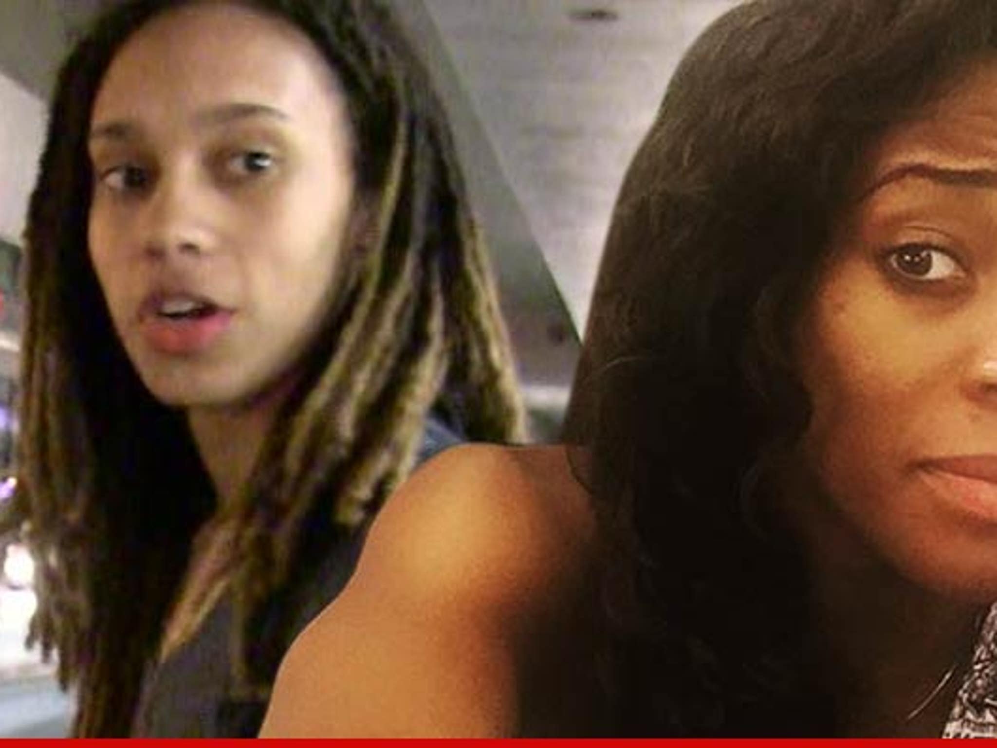 Brittney Griner And Glory Johnson Kiss