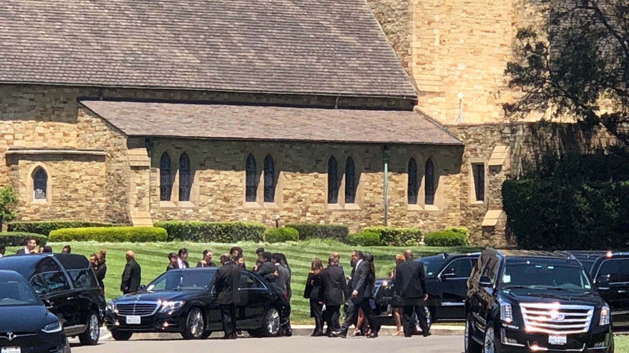 Joe Jackson Funeral Photos