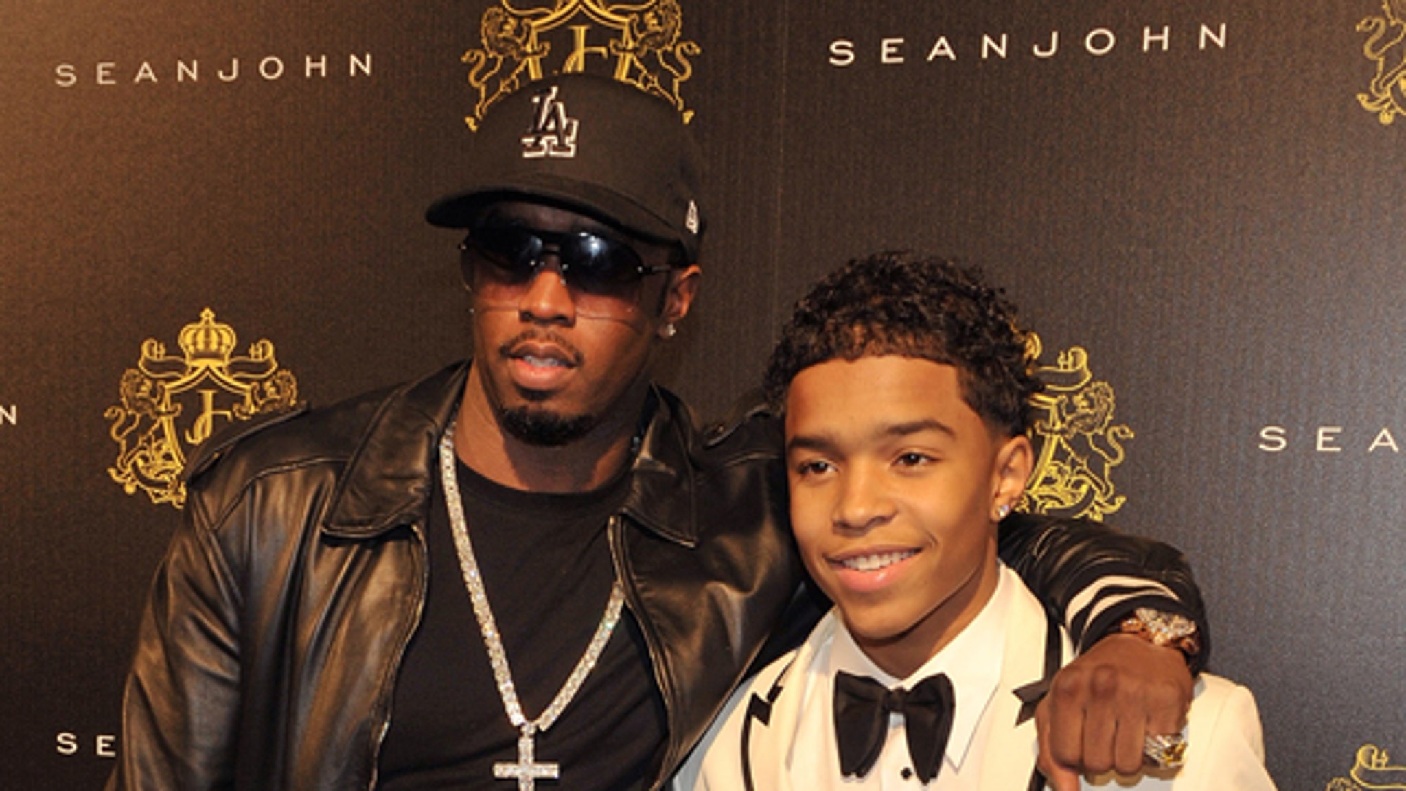 Diddy & Justin -- The Father Son Photos