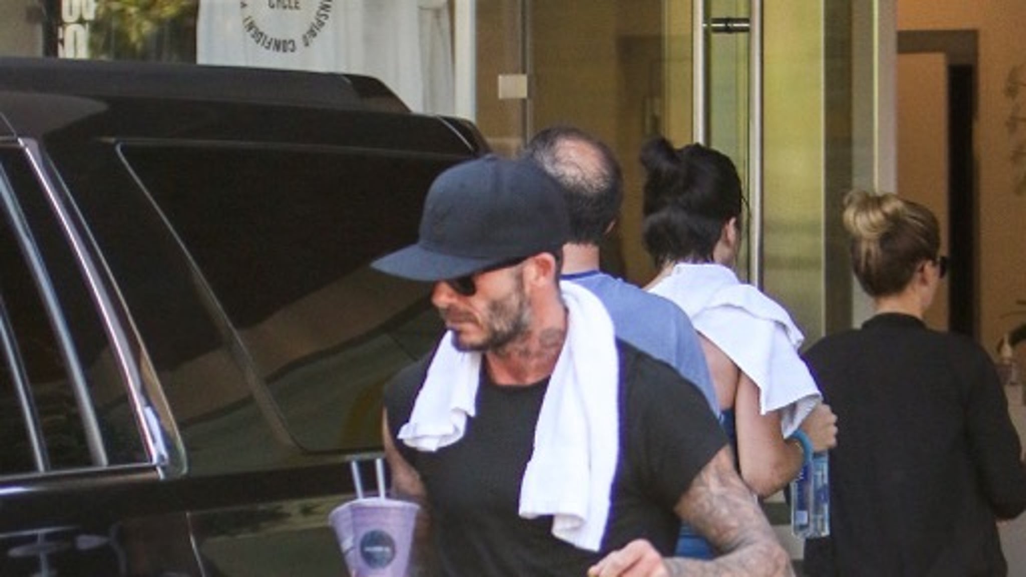 Sweaty Shots of David Beckham