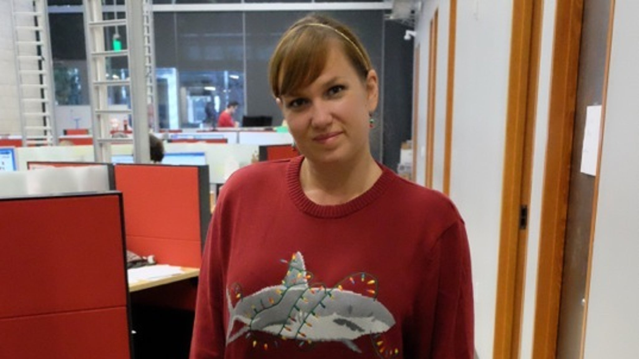 TMZ Staff Pics -- Ugly Holiday Sweater Edition