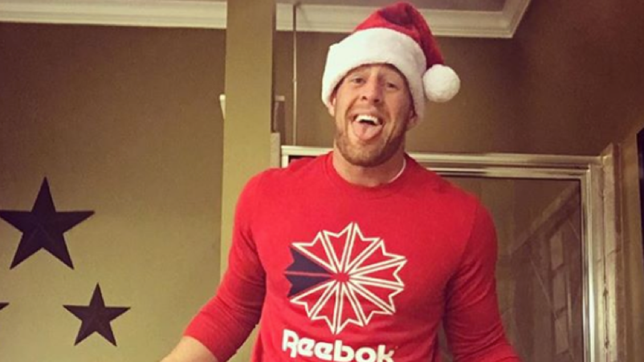 Sports Stars Dressed As Santa Claus