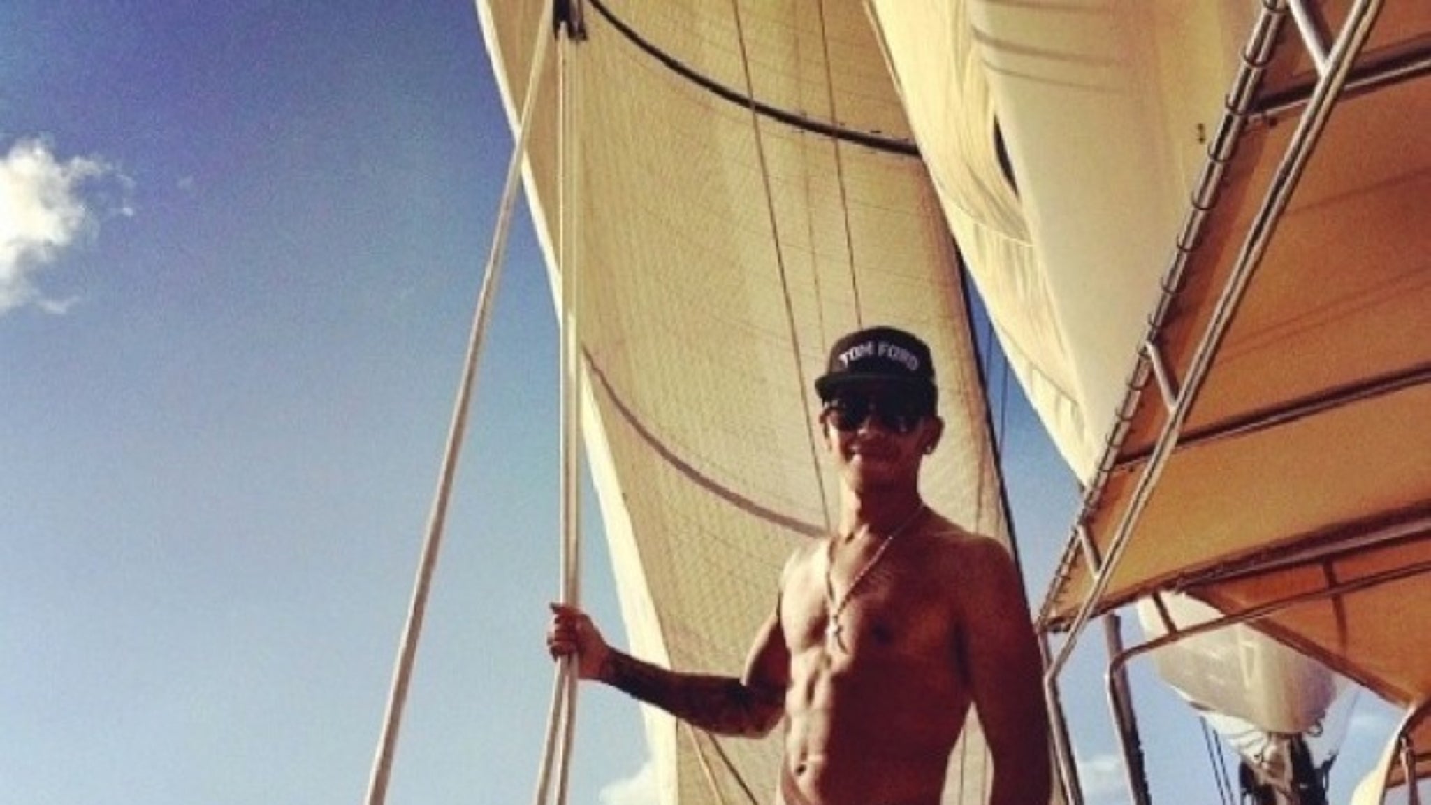 Lewis Hamilton's Shirtless Photos