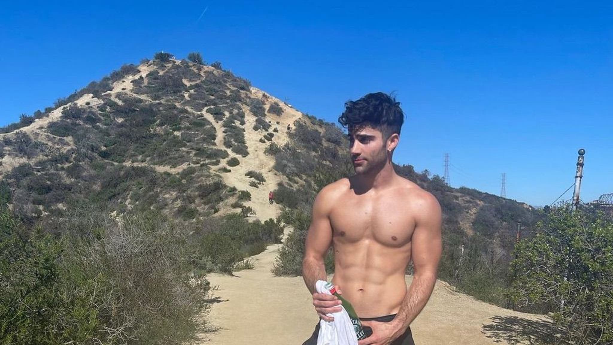 Max Ehrich Shirtless Shots