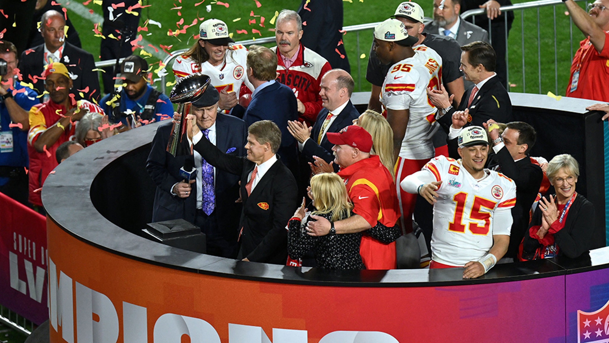 Kansas City Chiefs Celebrate Super Bowl Win