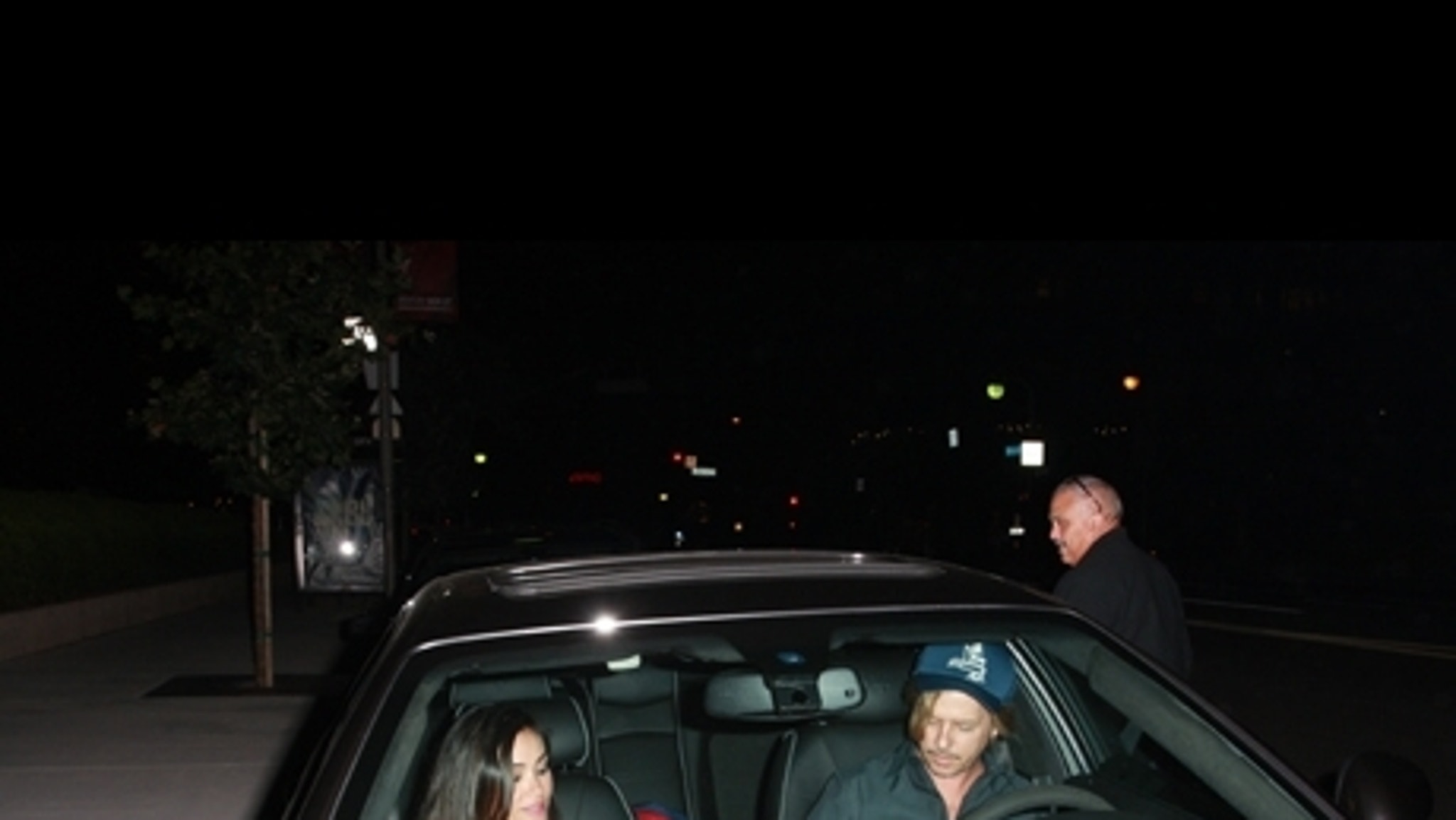 David Spade & Jasmine Waltz -- Birthday Date