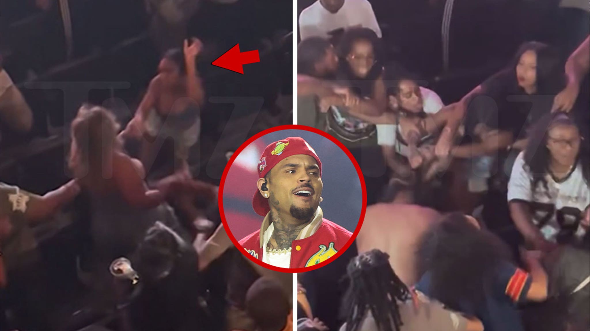 Fight Erupts In Crowd At Chris Brown Concert