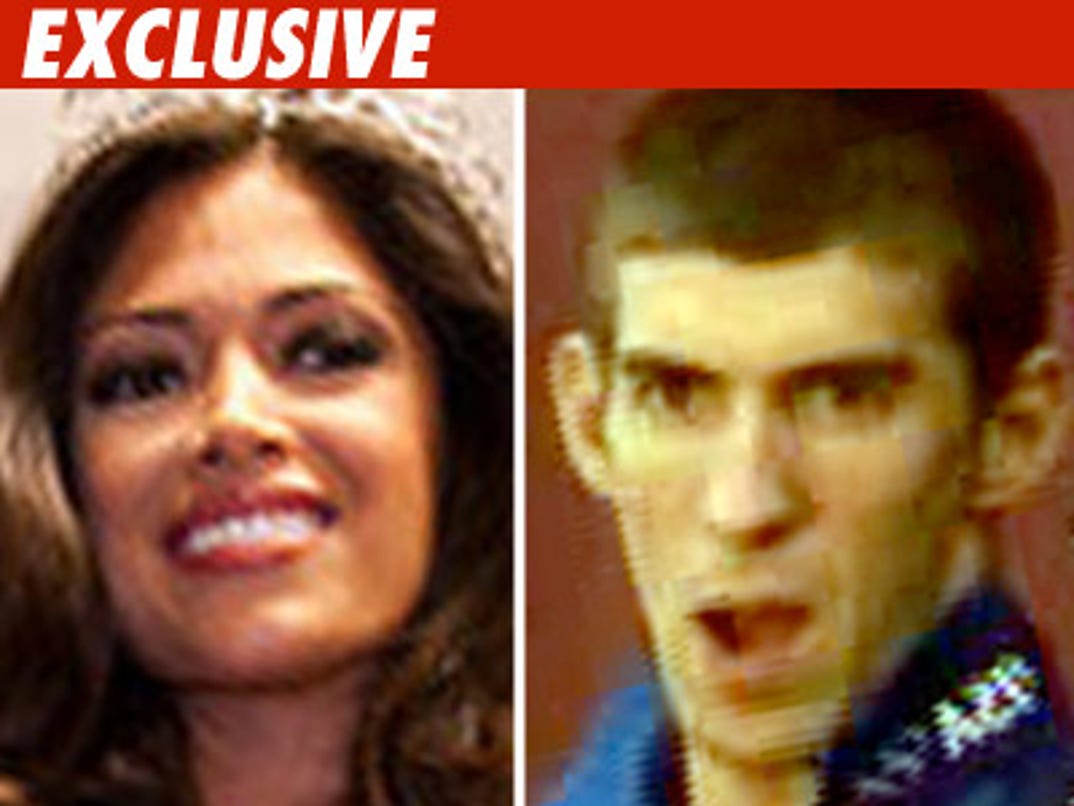 Michael Phelps En Carrie Prejean FIRST PHOTO: Michael Phelps & Miss