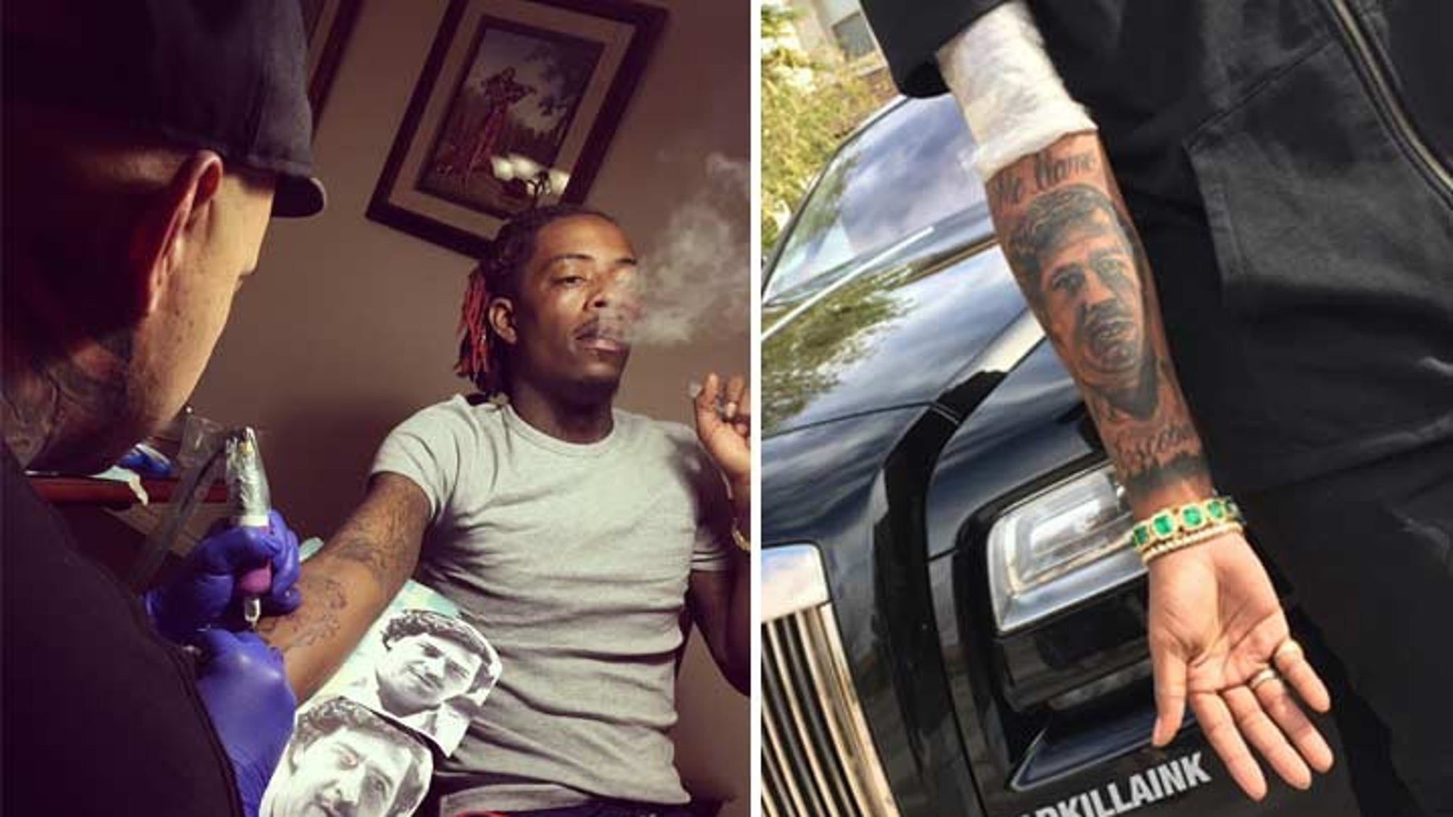 Rich Homie Quan Chest Tattoo