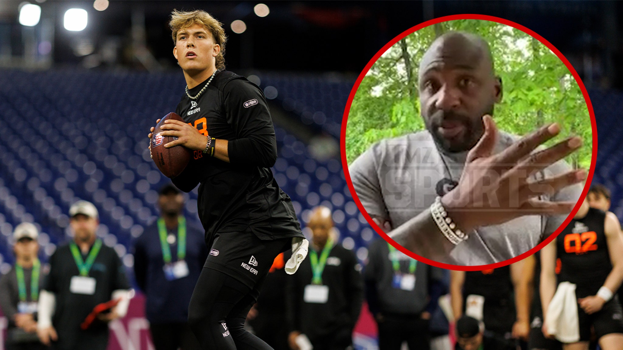 Brandon Jacobs Says Jaxson Dart's a Better Fit for Giants Than Shedeur Sanders