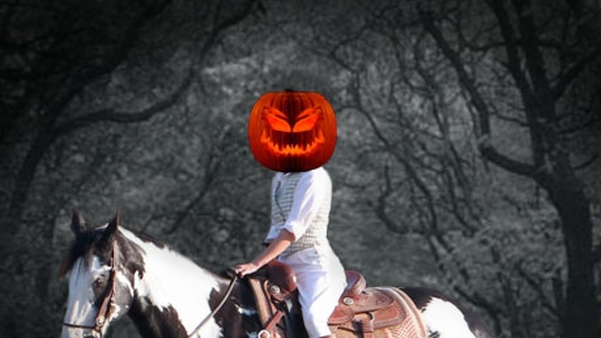 Headless Horsemen Guess Who Halloween Game Sleepy Hallow Riding a Horse