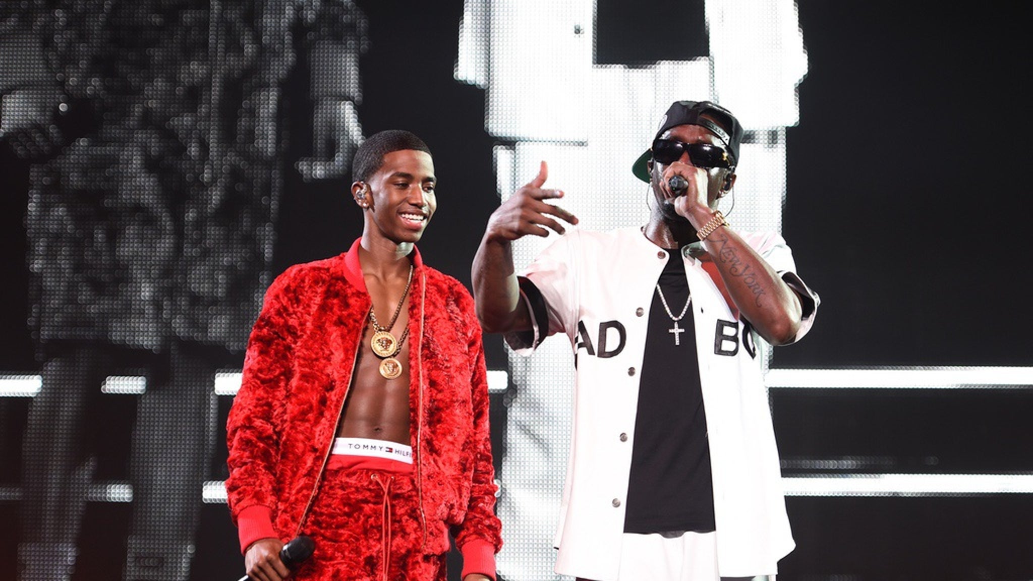 Diddy And Christian Combs -- Father & Son Photos