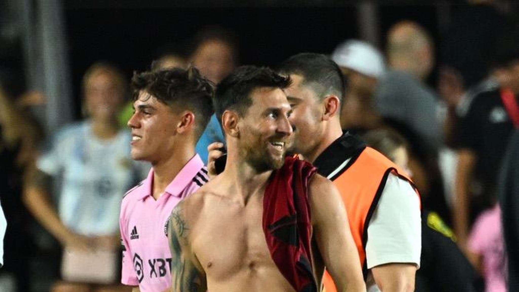 Celebs Show Out As Lionel Messi Scores Two More Goals