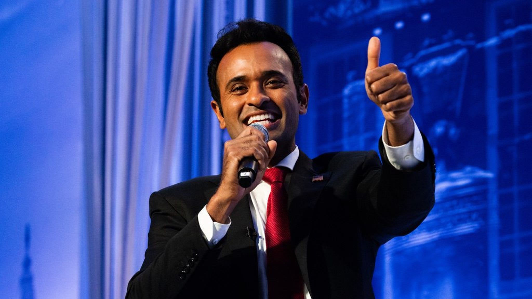 Vivek Ramaswamy On The Campaign Trail