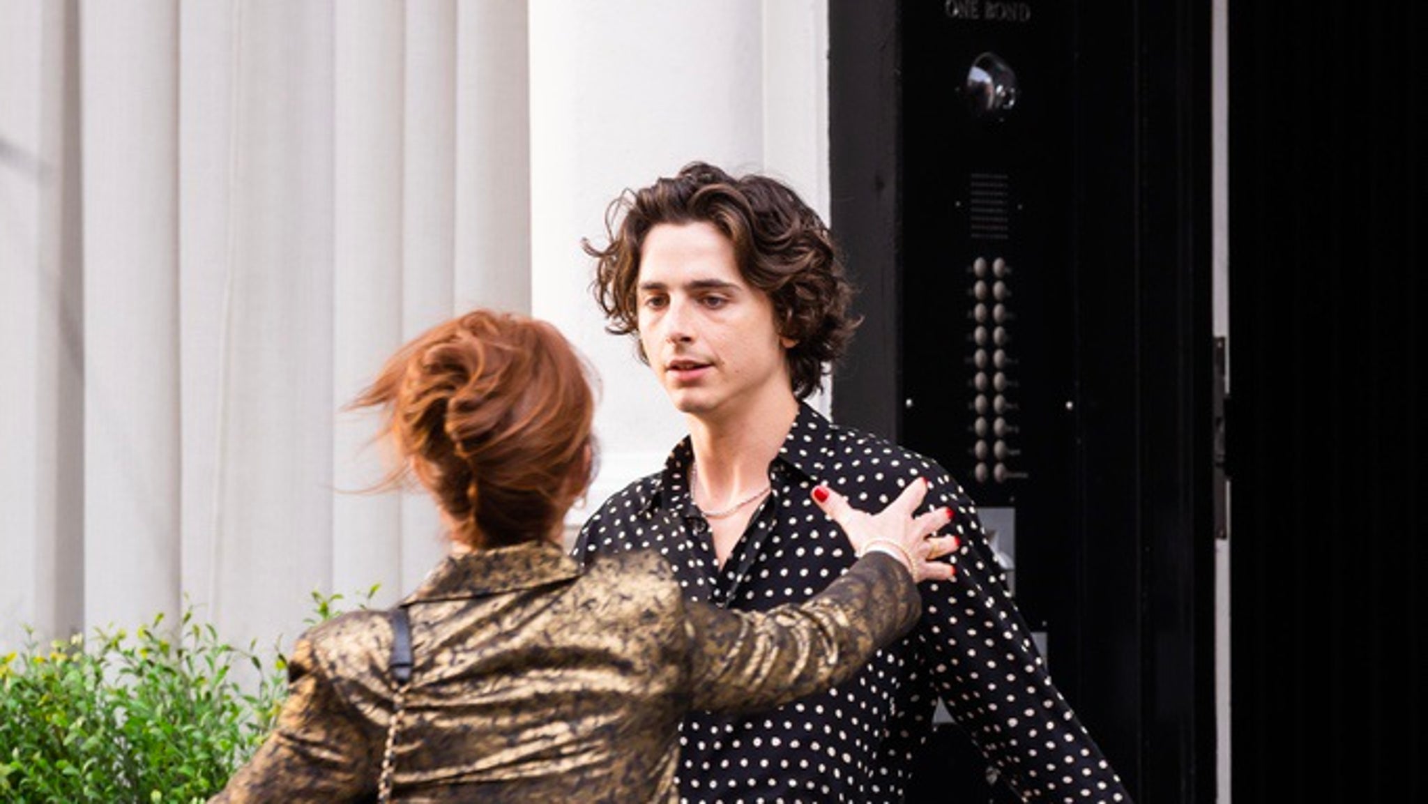 Timothée Chalamet filming Commercial In New York -- Behind The Scenes
