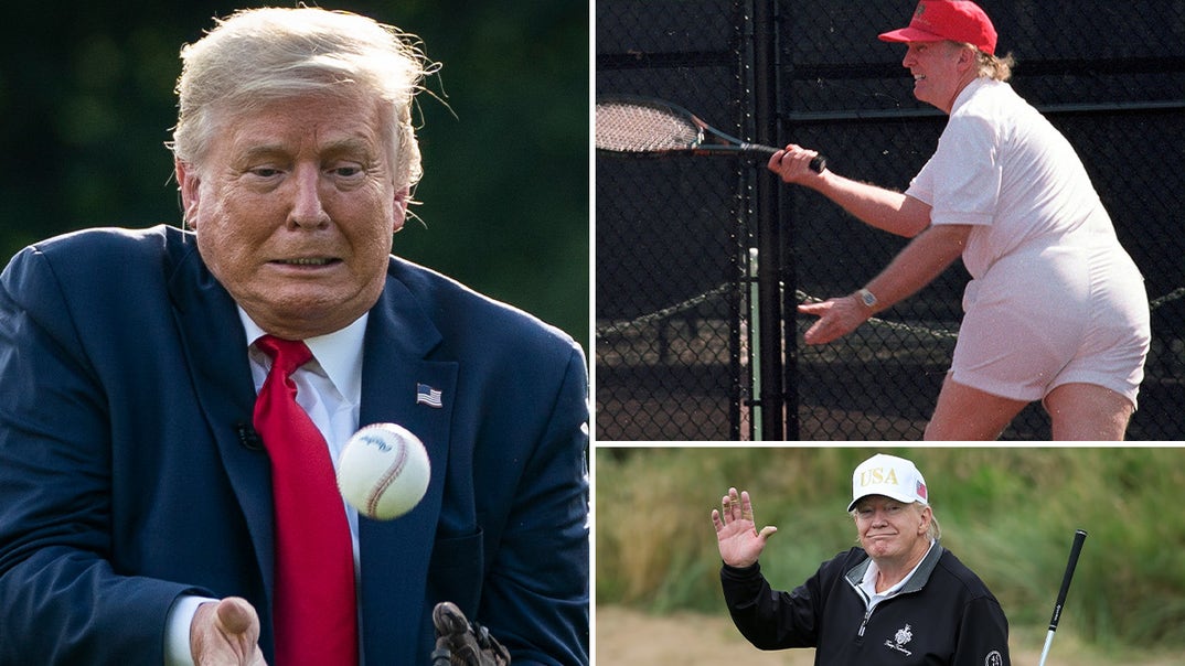 Donald Trump Playing Sports