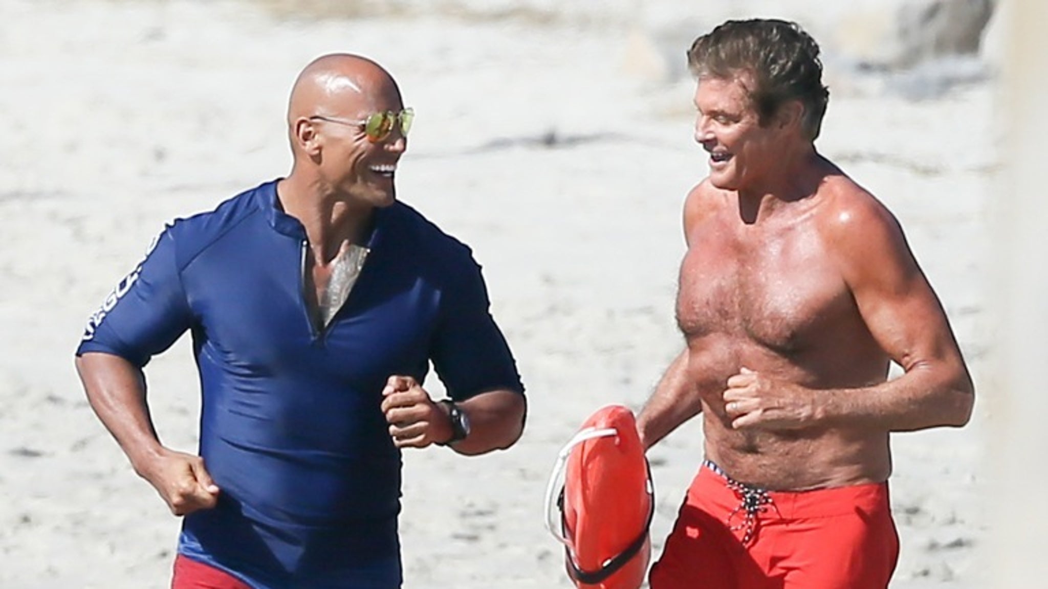 David Hasselhoff -- Back on the Beach for 'Baywatch'