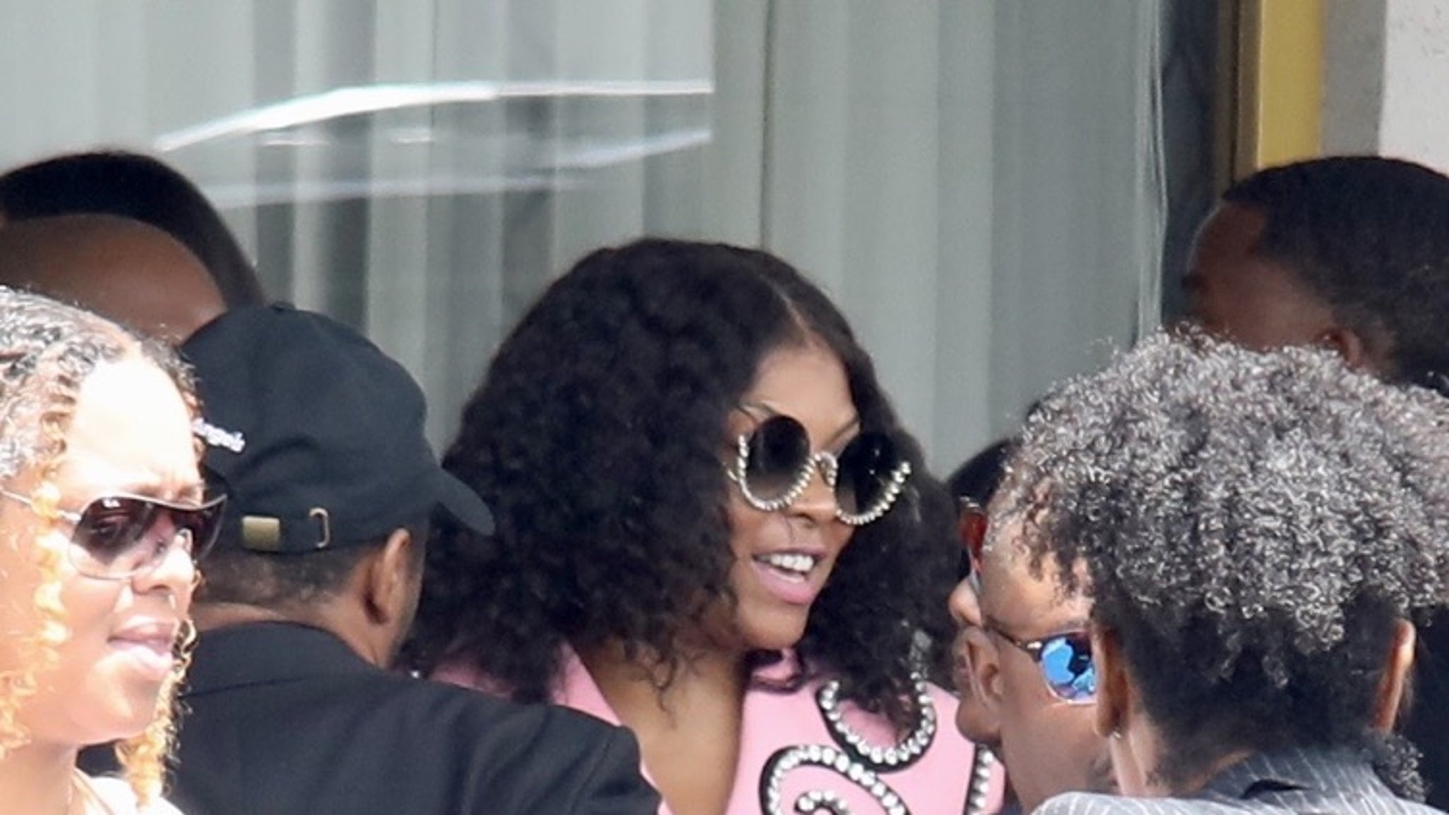 Stars Arriving to John Singleton's Funeral Service