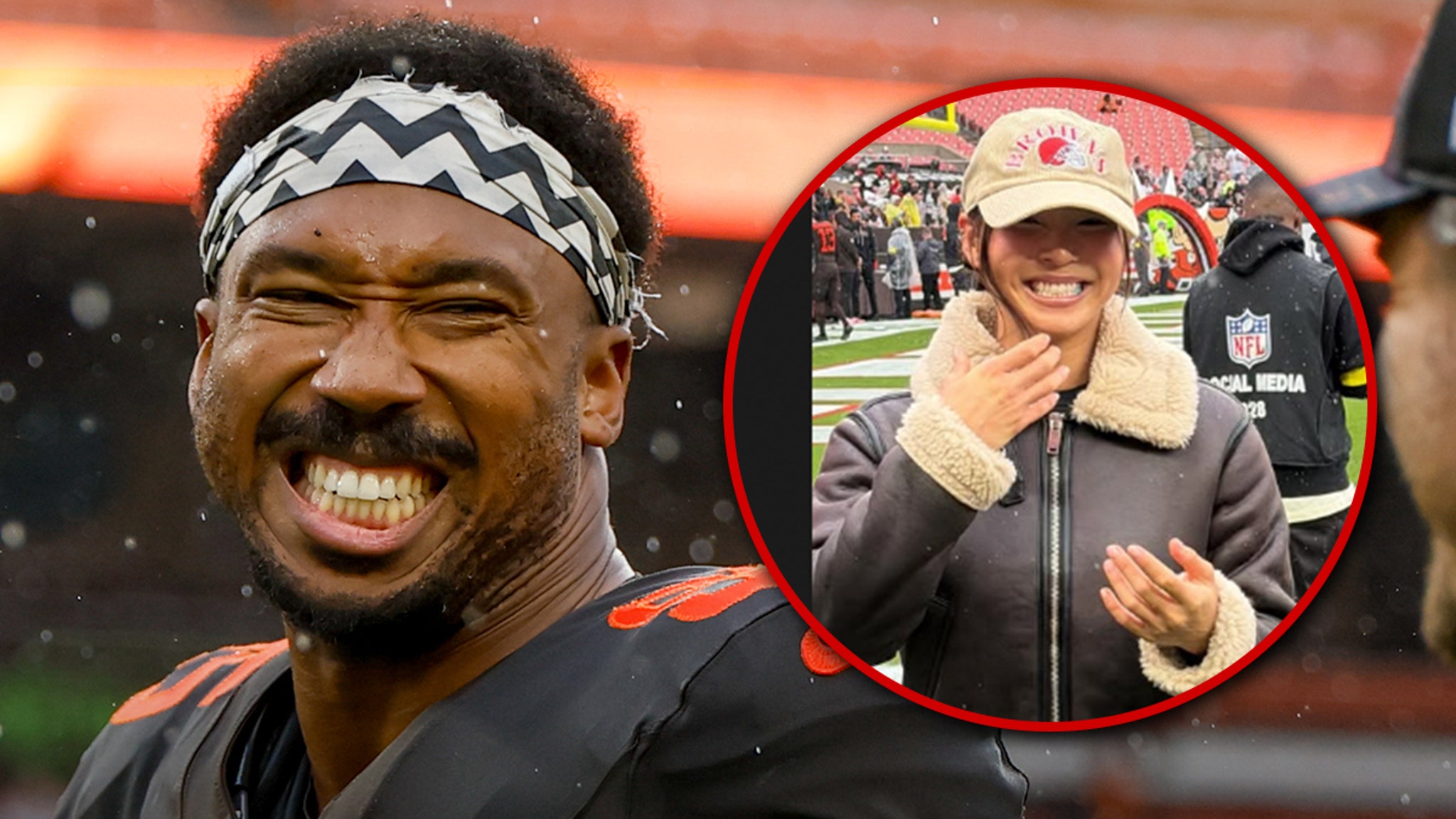 Chloe Kim Rocks Browns Gear, Supports Myles Garrett In Win Over Dolphins