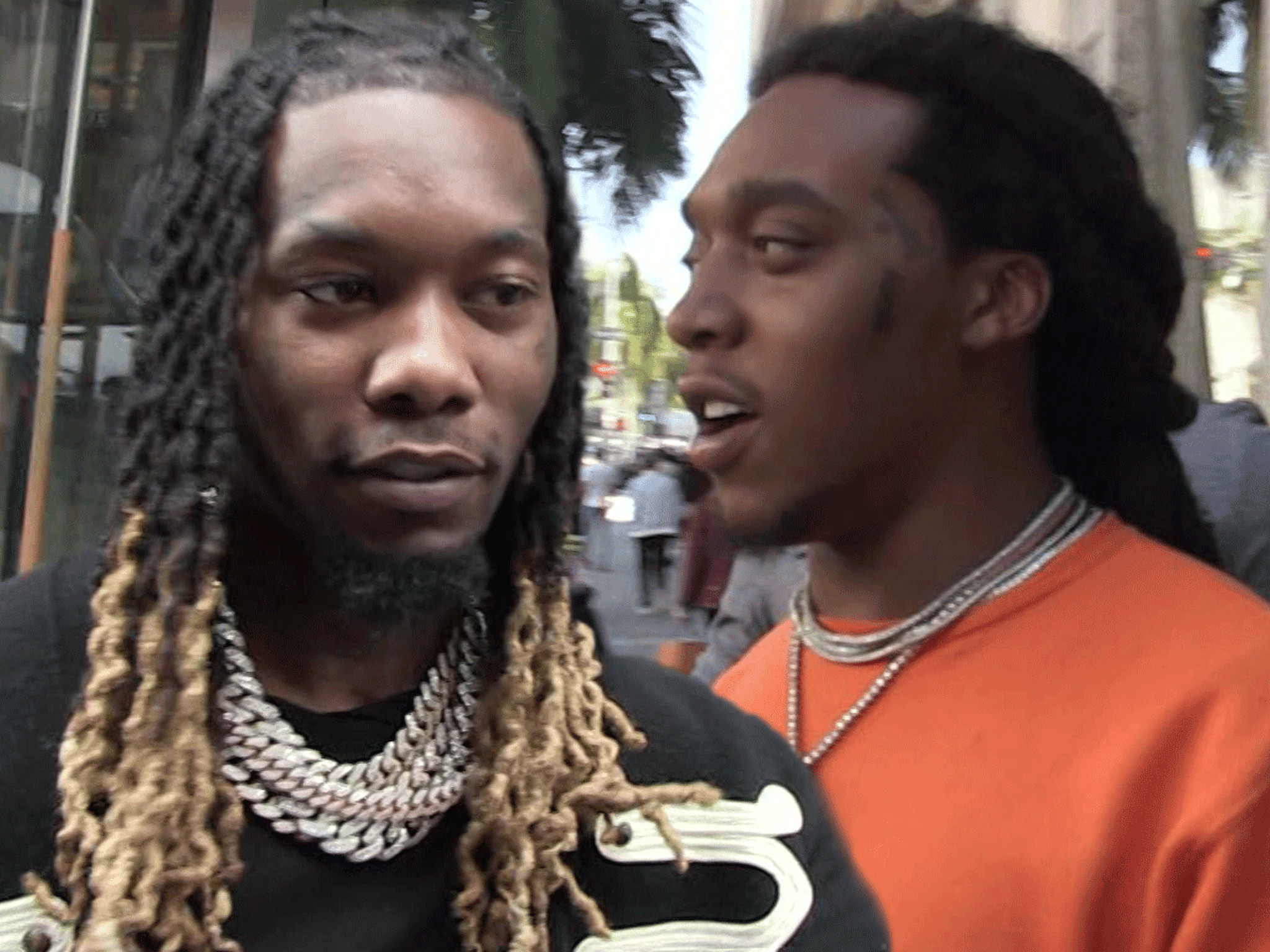 Migos Offset With Dreads